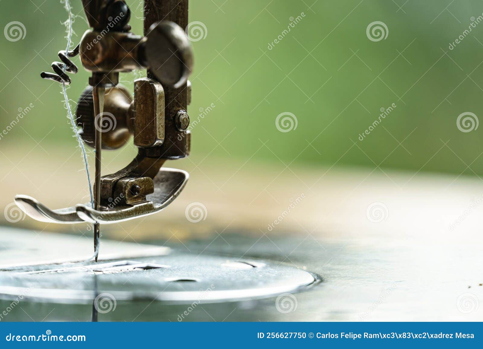 Sewing machine with tread stock photo. Image of tool - 256627750