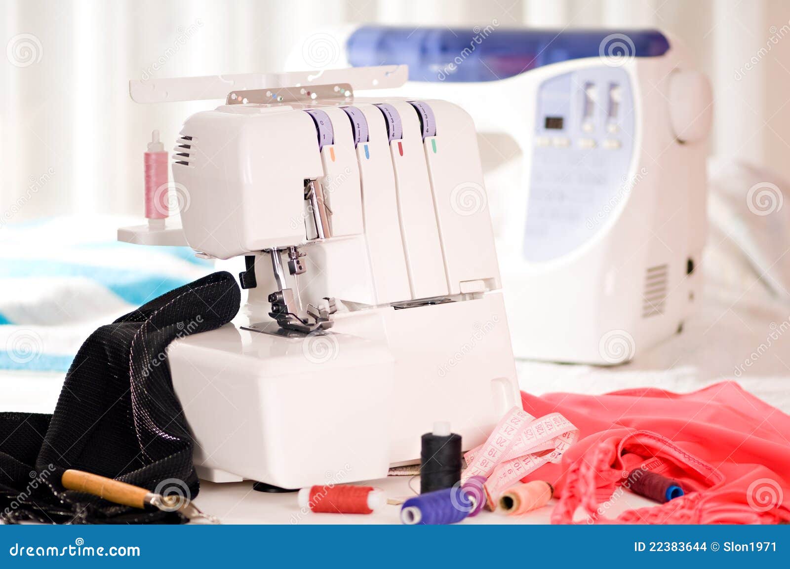 Sewing-machines stock photo. Image of tool, yarn, bobbin - 22383644