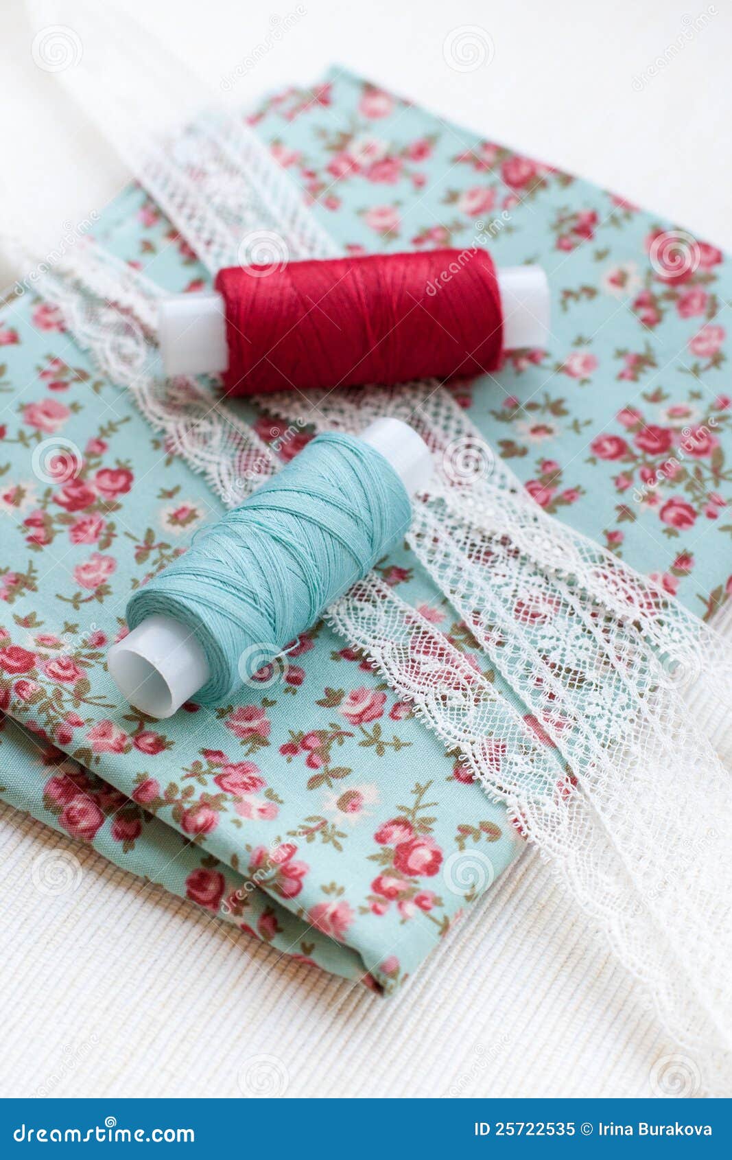 Sewing materials stock image. Image of lace, textile - 25722535