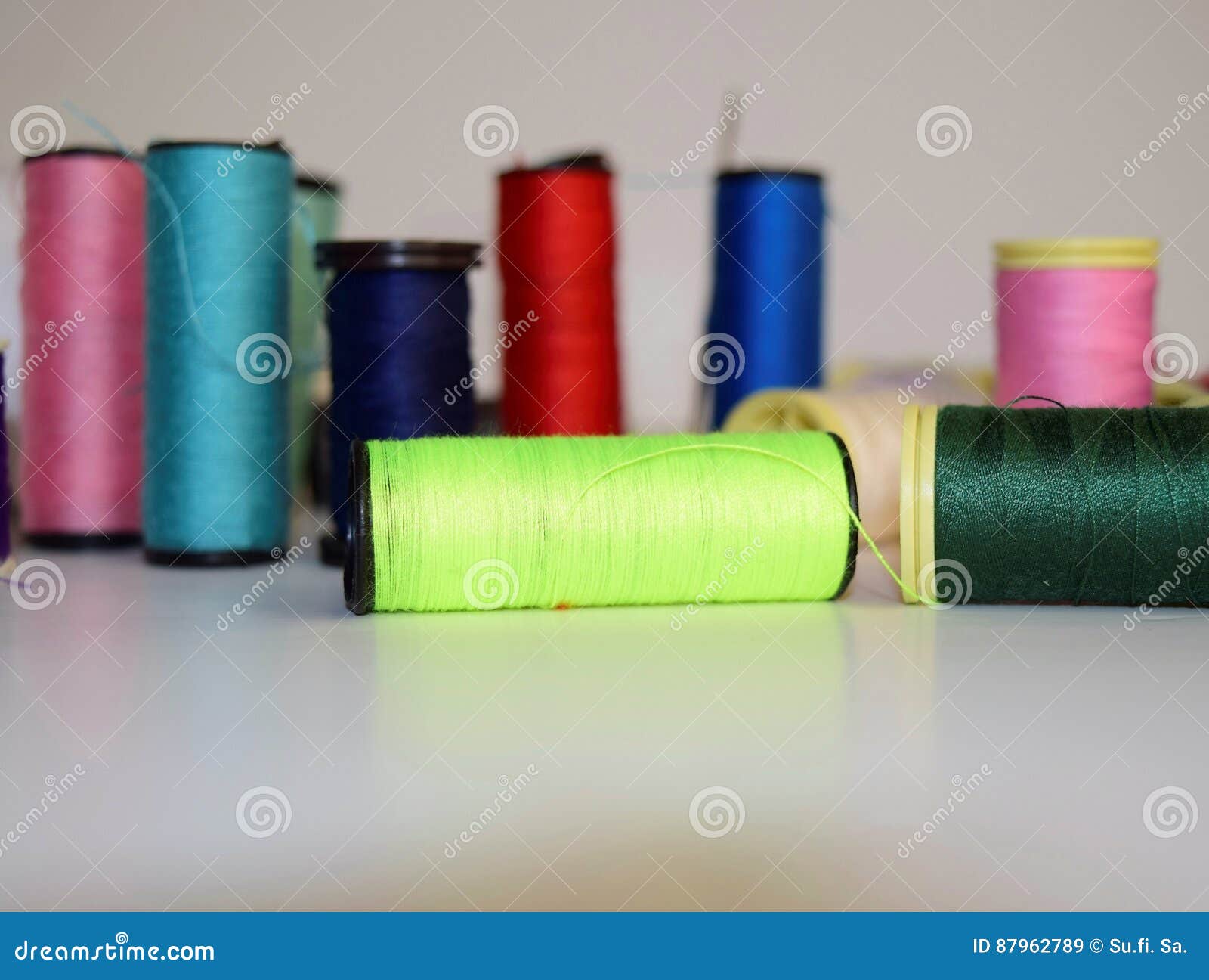Colorful Sewing materials stock image. Image of noted - 87962789