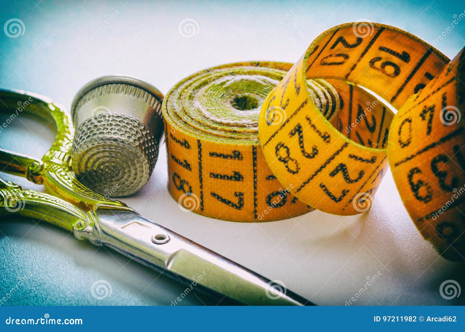 Sewing Measuring Tape stock photo. Image of craft, style - 97211982