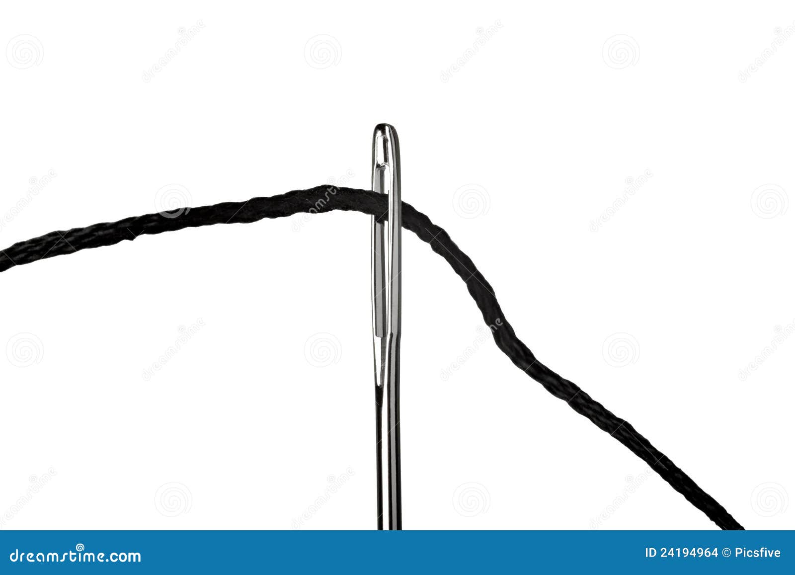 Sewing needle stock photo. Image of clothes, detail, seam - 24194964