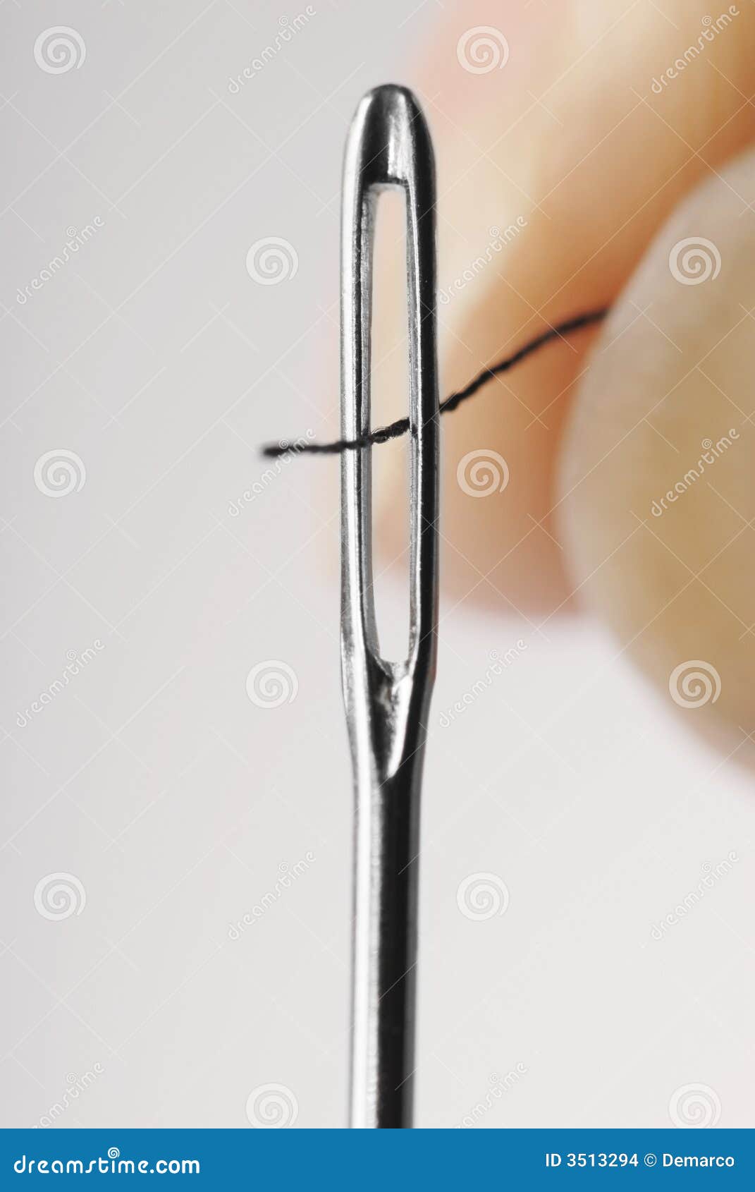Sewing needle stock photo. Image of twine, sewing, spicule - 3513294