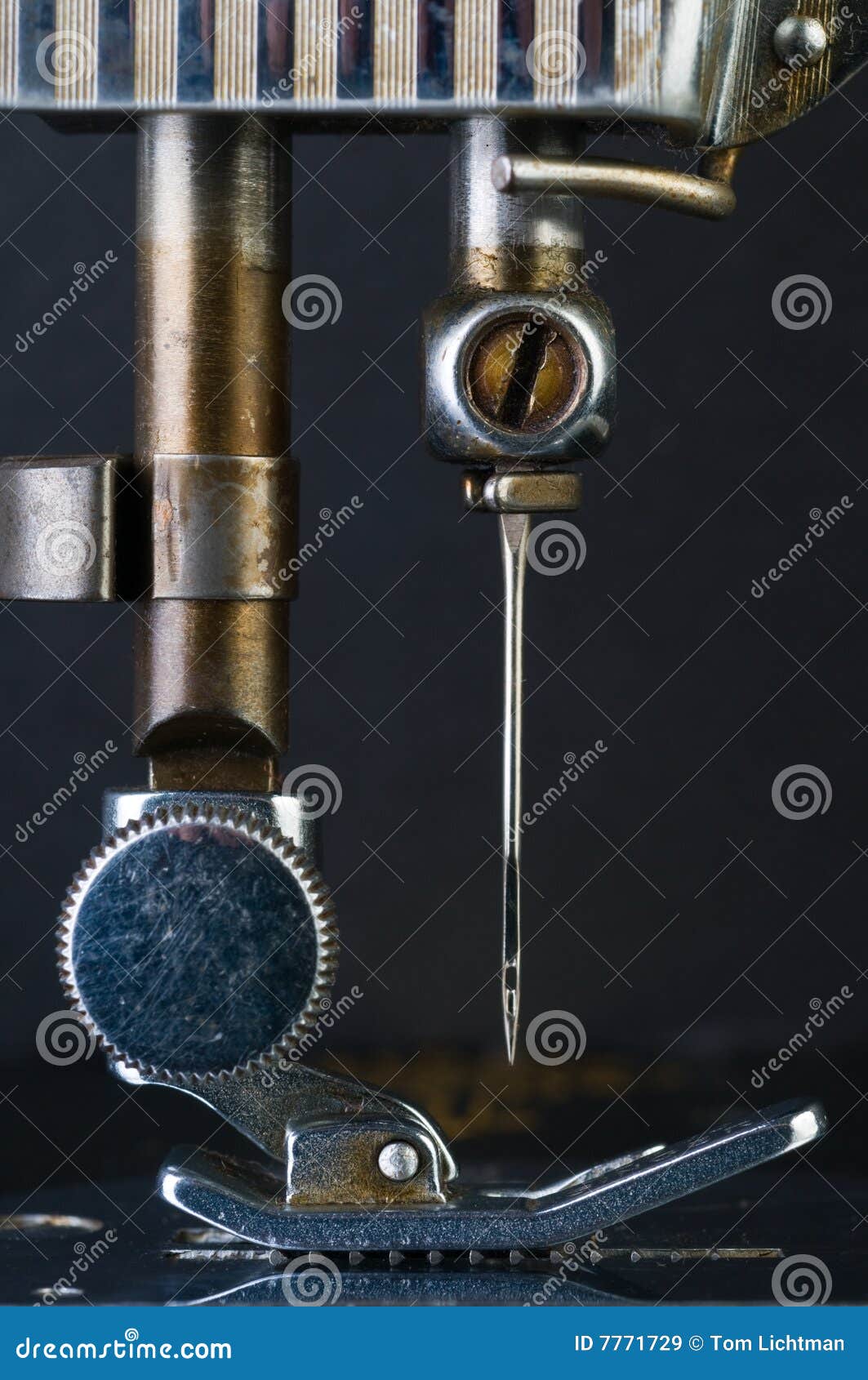 Sewing needle closeup stock image. Image of industrial - 7771729