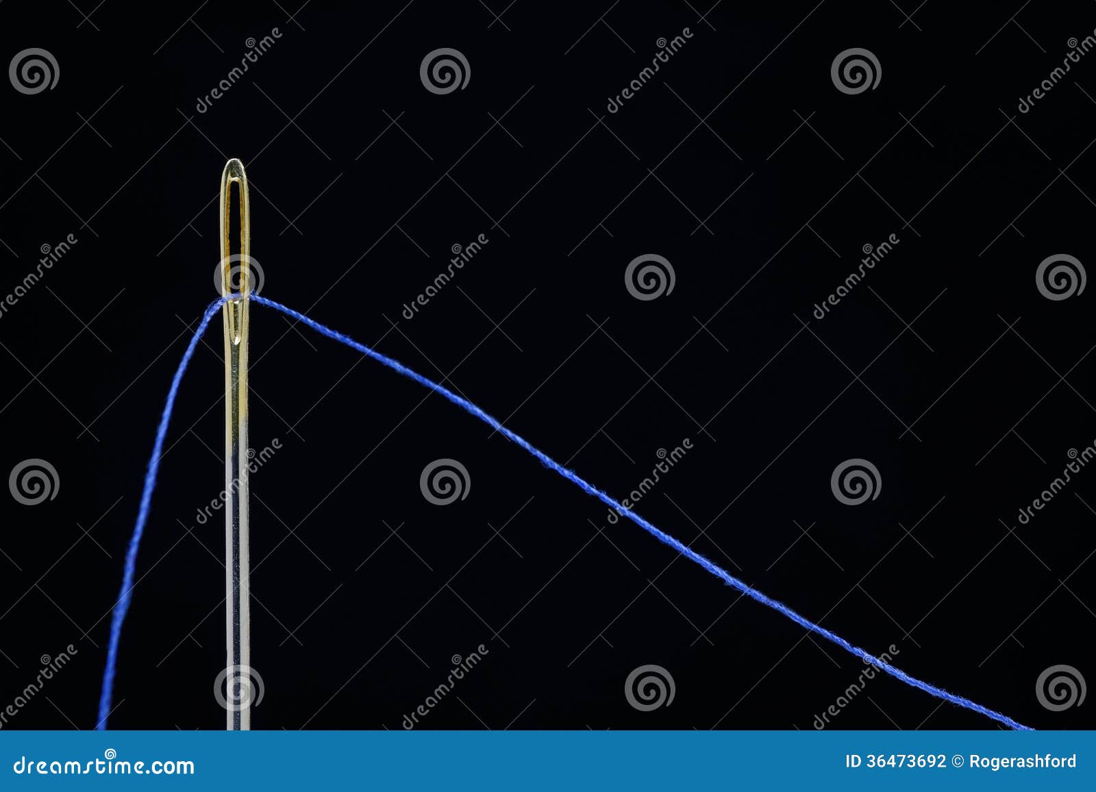 Sewing Needle Closeup stock photo. Image of reel, bobbin - 36473692