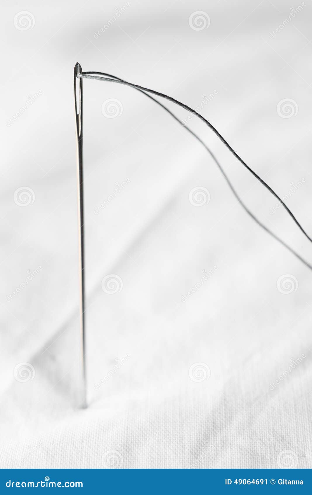 Sewing needle stock image. Image of embroidery, embroider - 49064691
