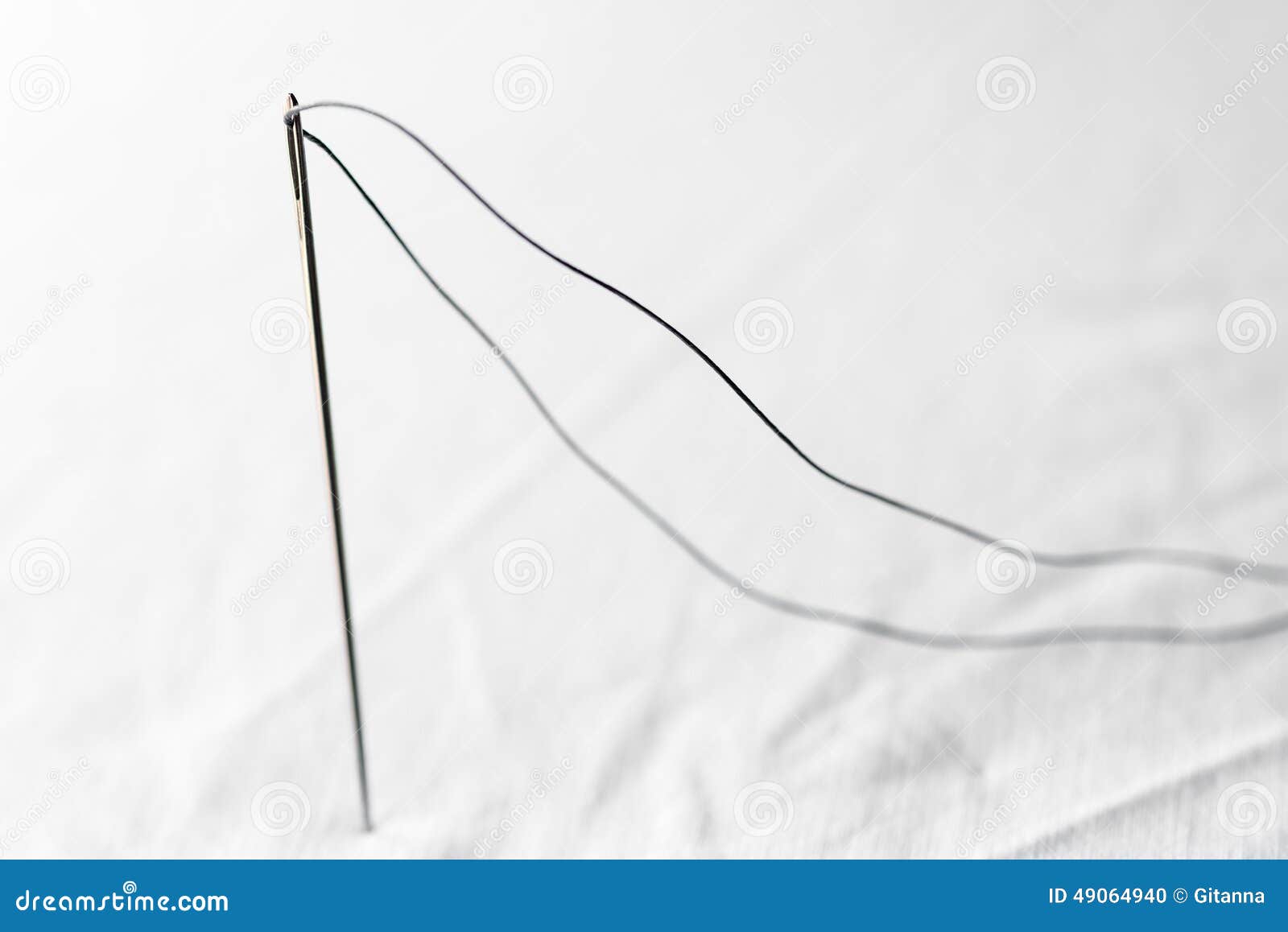 Sewing needle stock photo. Image of chinking, needlecraft - 49064940