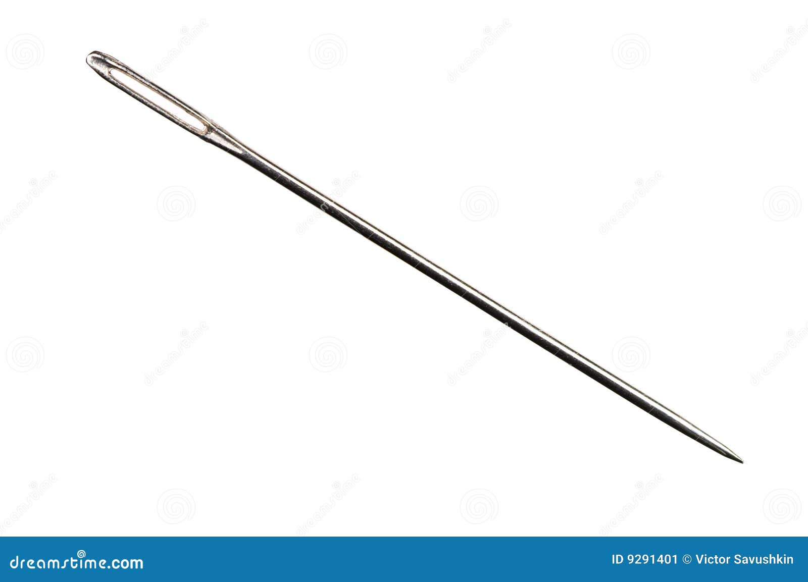 Sewing Needle Isolated on White Background Stock Image - Image of ...