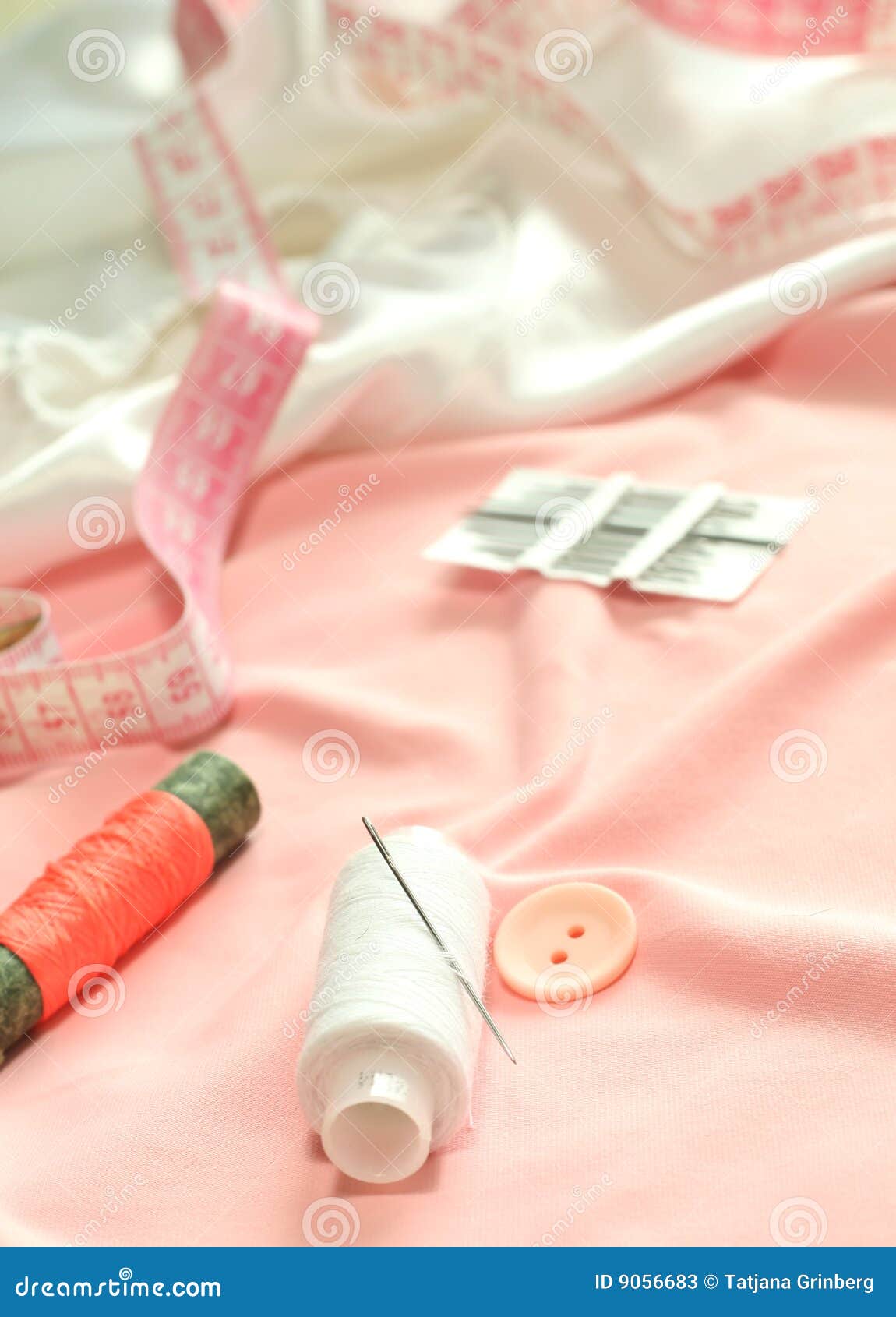 Sewing. needle and thread stock image. Image of design - 9056683