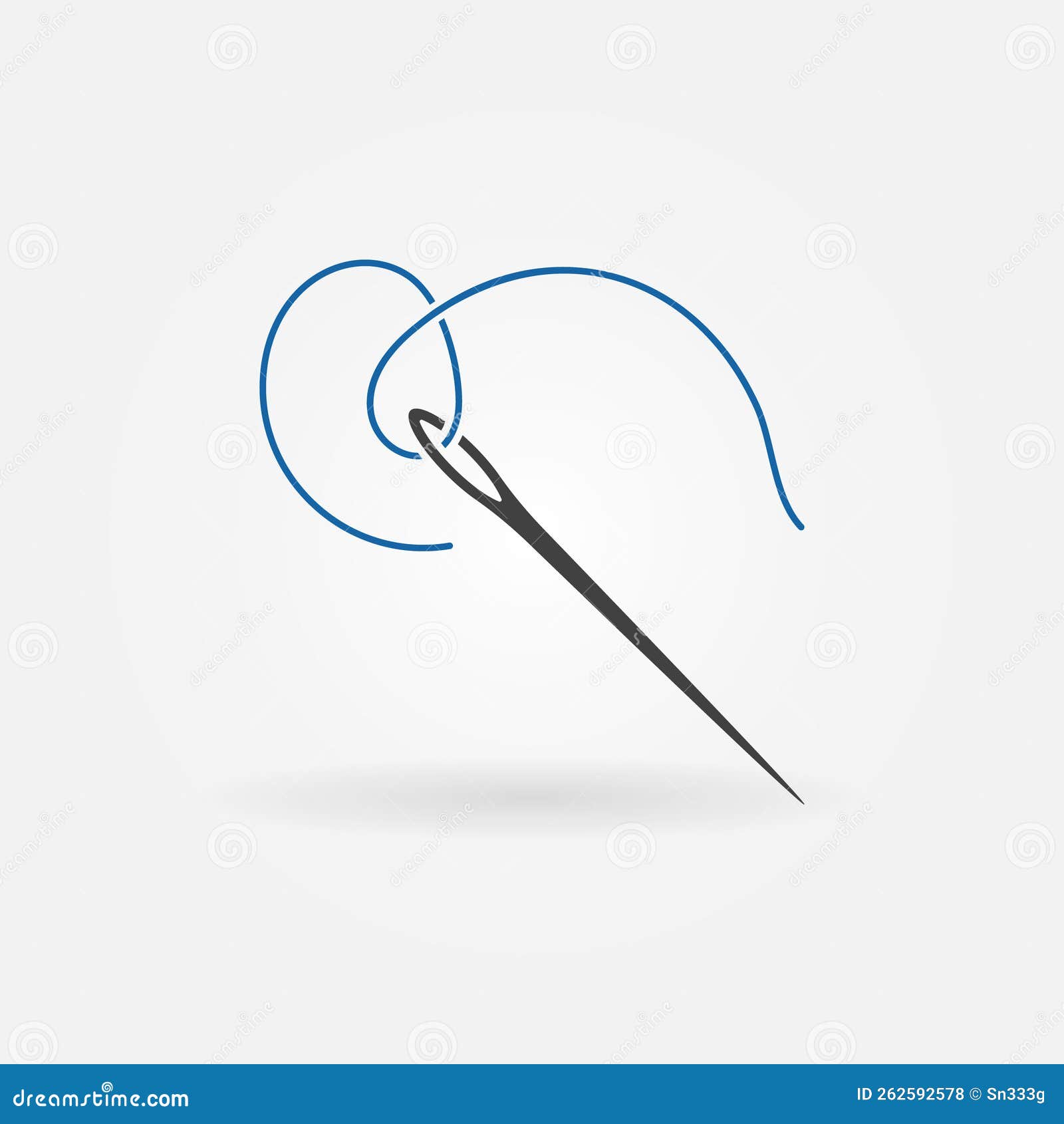 Sewing Needle Vector Icon - Needlework Creative Symbol Stock Vector ...