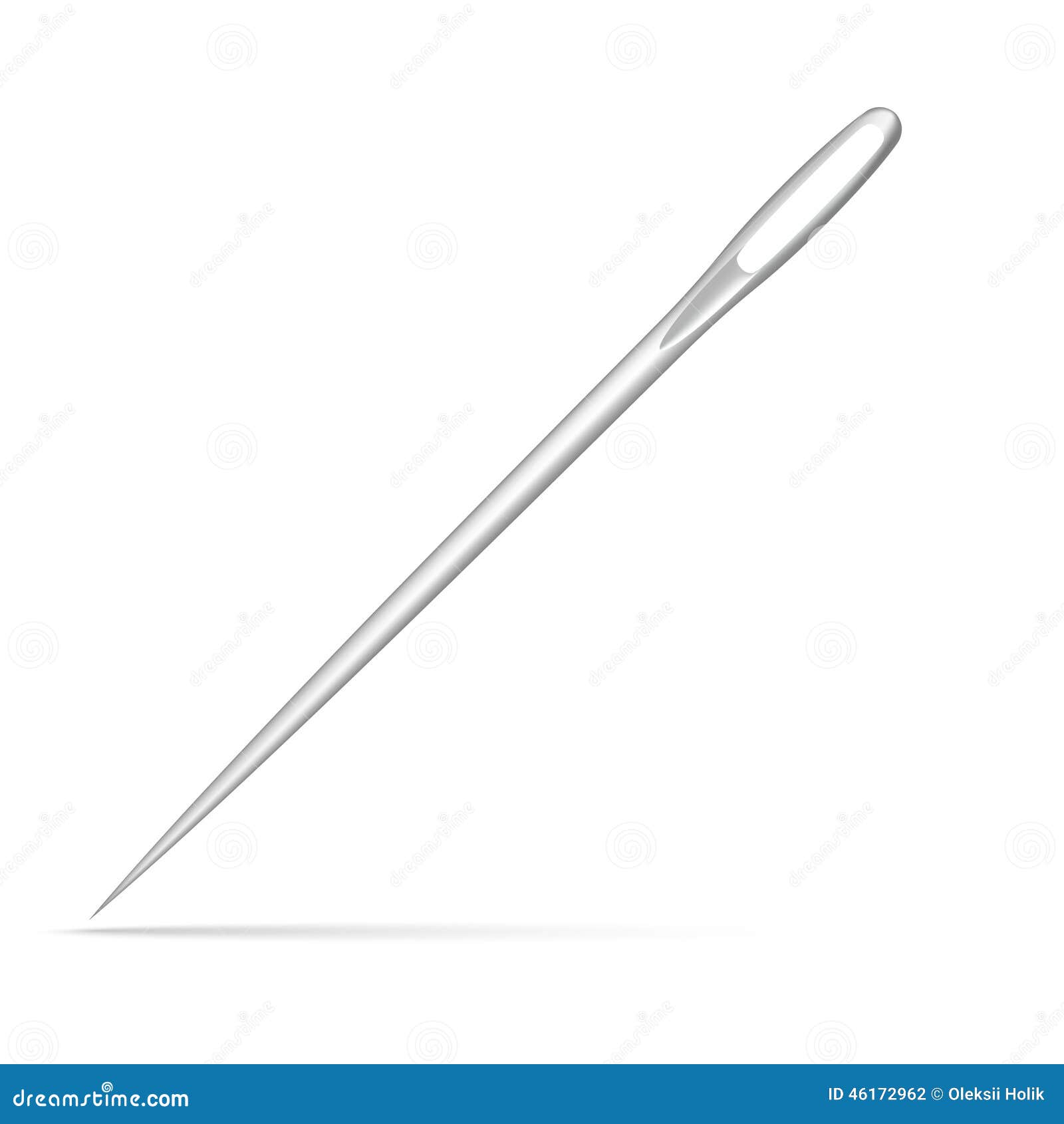 Sewing Needle Vector Illustration Isolated Stock Vector - Illustration ...