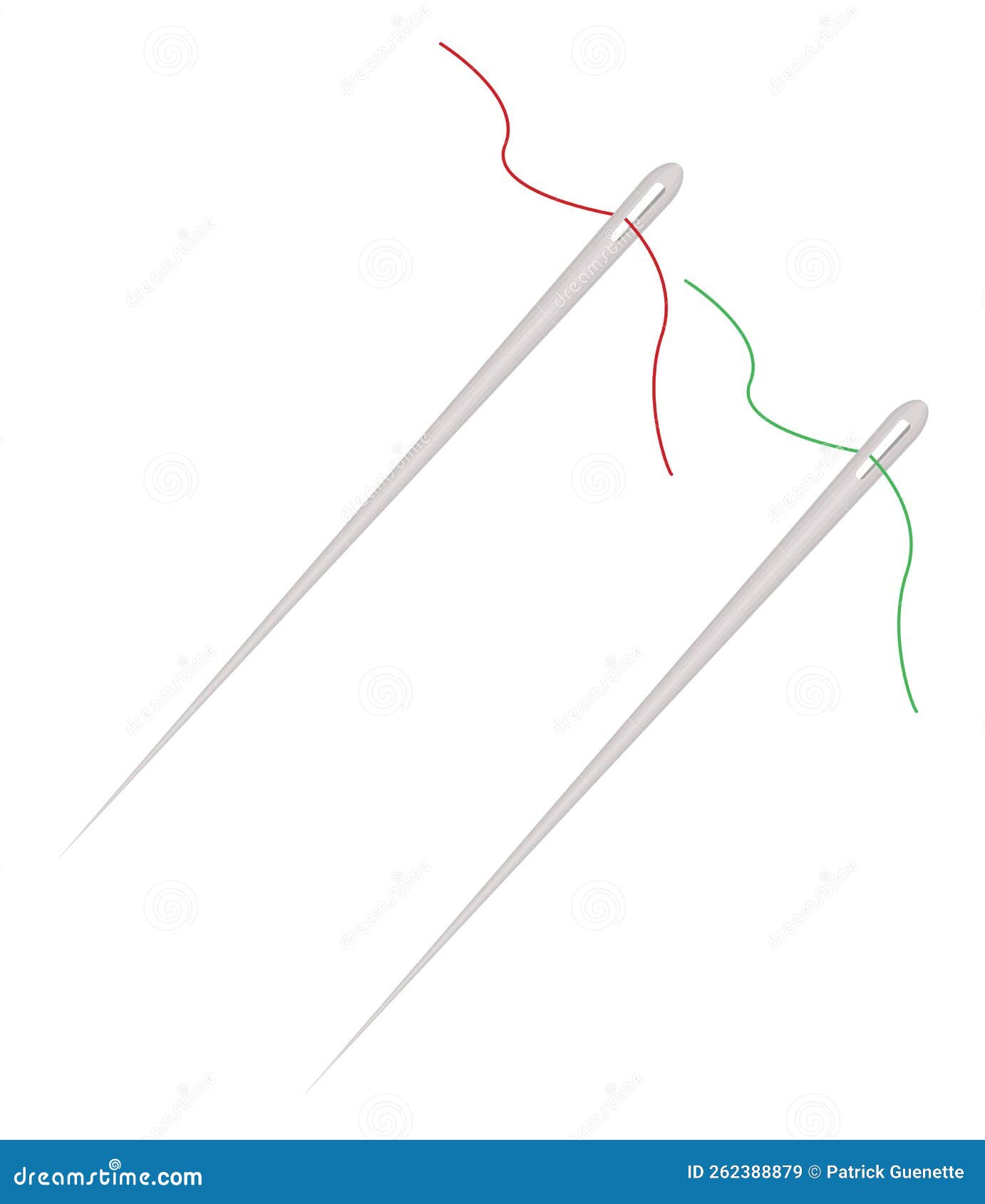 Sewing needles, icon stock vector. Illustration of isolated - 262388879