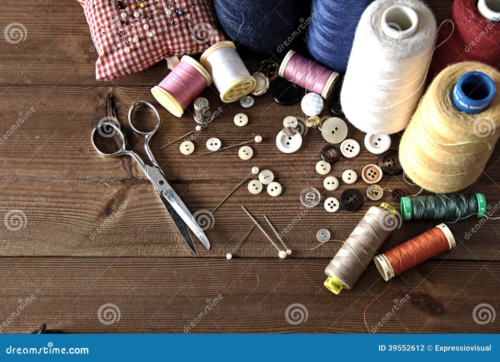 SEWING objects stock photo. Image of colorful, clothing - 39552612