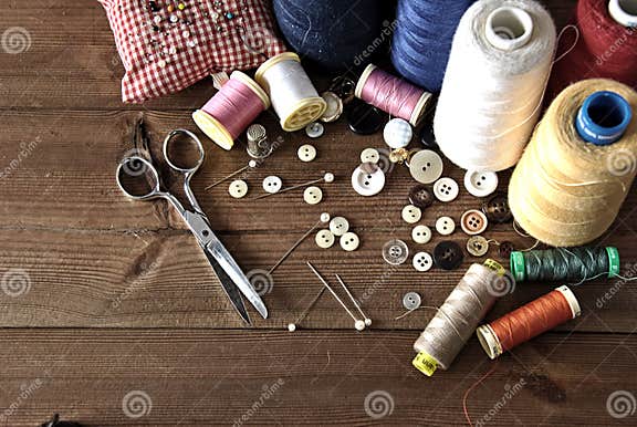SEWING objects stock photo. Image of colorful, clothing - 39552612