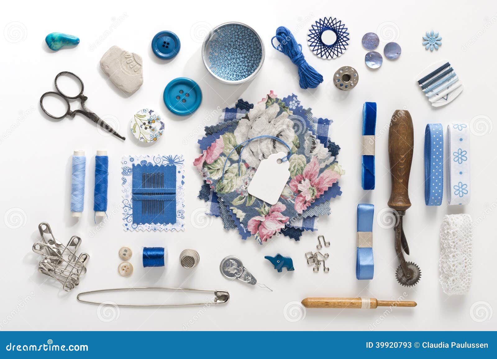 Sewing objects stock image. Image of sorted, class, isolated - 39920793