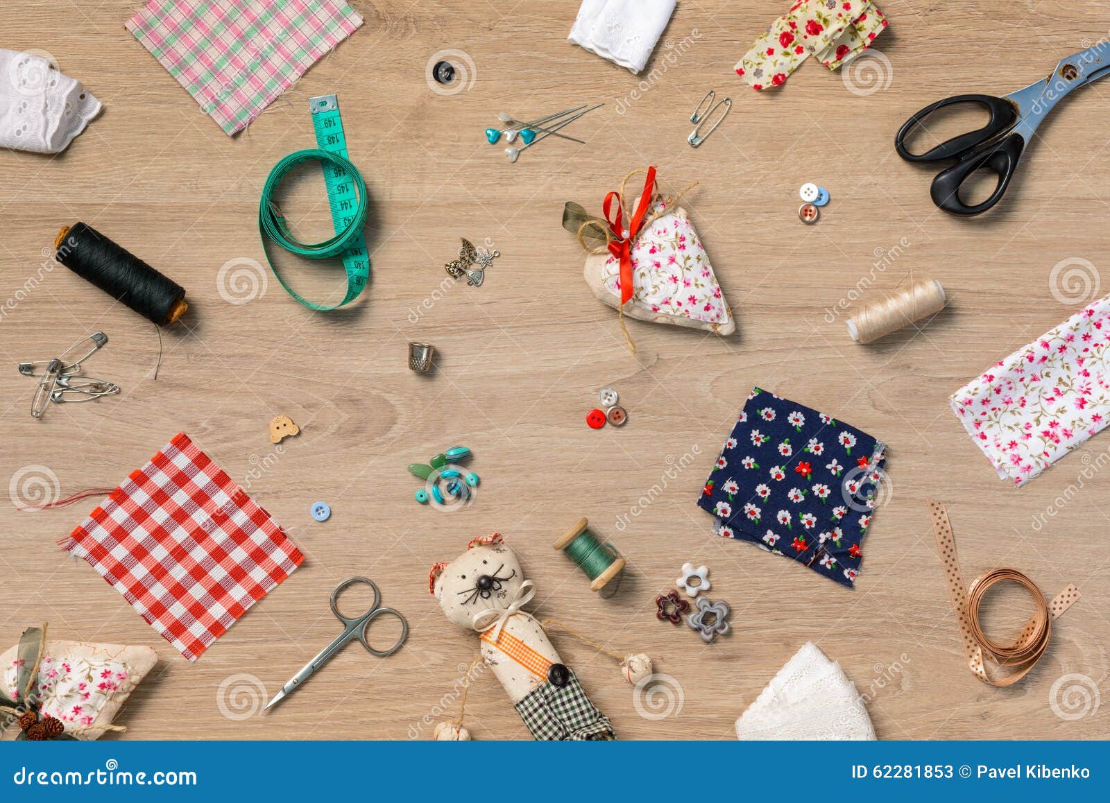 Sewing objects wallpaper stock image. Image of frame - 62281853