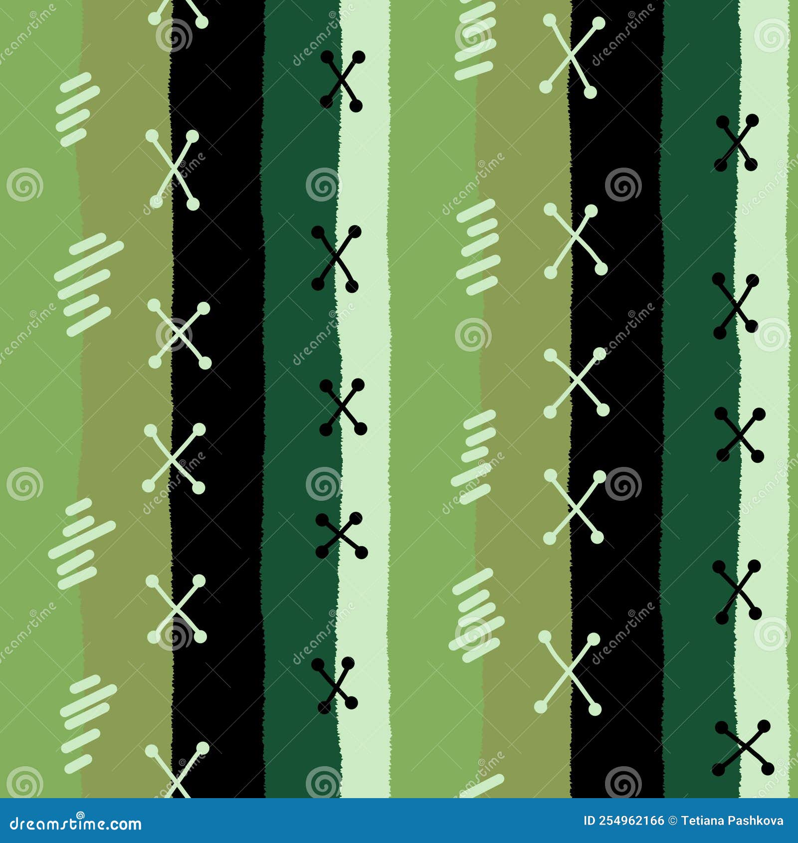 Sewing Patch Stitches Seamless Stripes Pattern for Wrapping Paper and ...