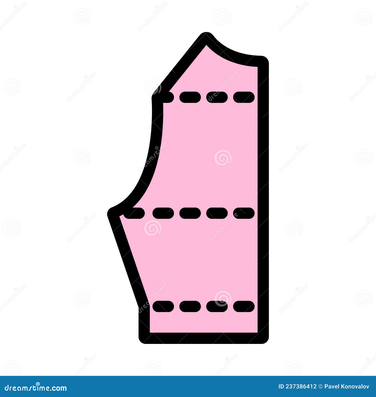 Sewing Pattern Icon stock vector. Illustration of seamless - 237386412