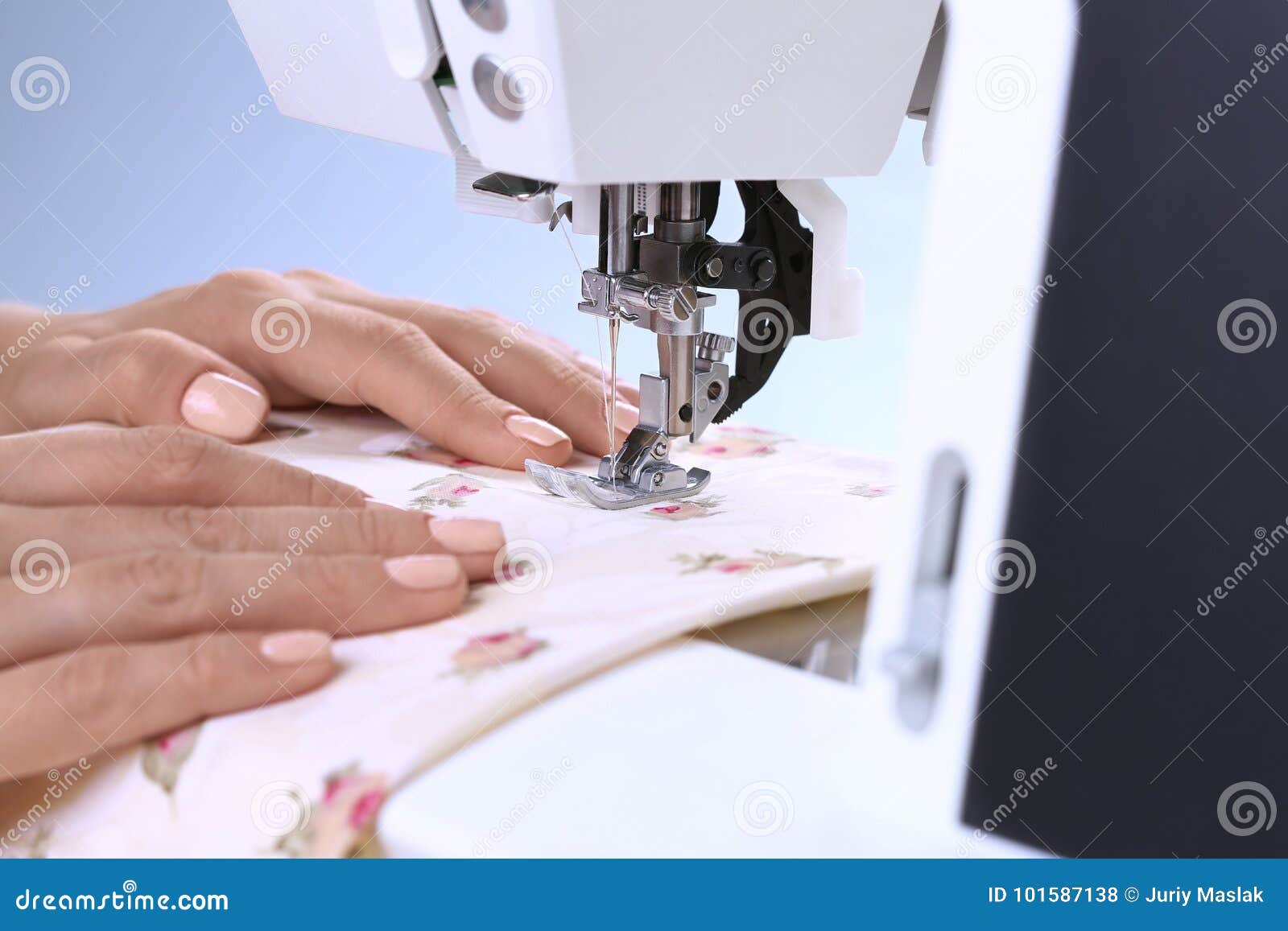 Sewing machine stock photo. Image of process, sewing - 101587138