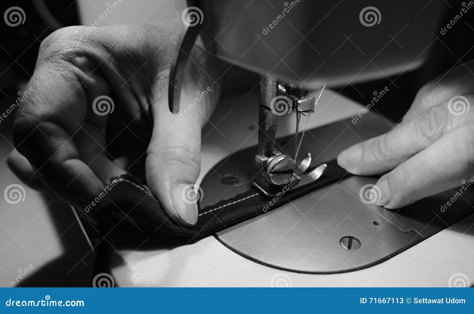 Sewing process stock image. Image of factory, clothing - 71667113