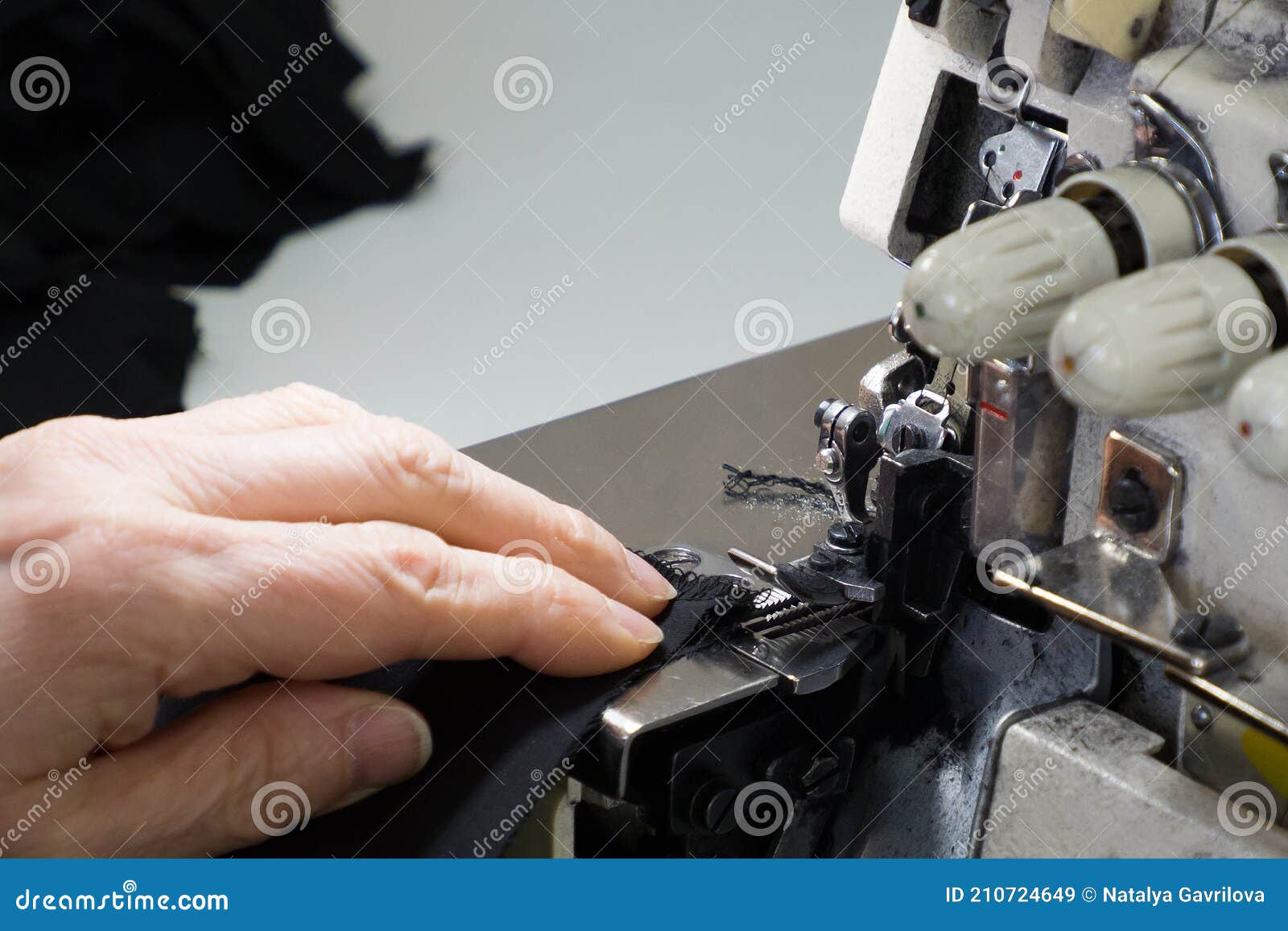 A Sewing Production, Tailoring Close-up Stock Image - Image of garment ...