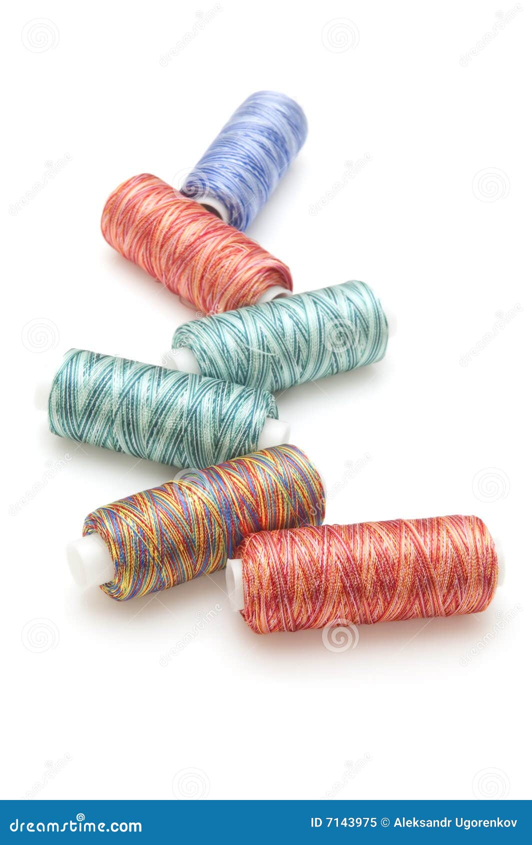 Sewing roll close up stock image. Image of bobbin, thread - 7143975
