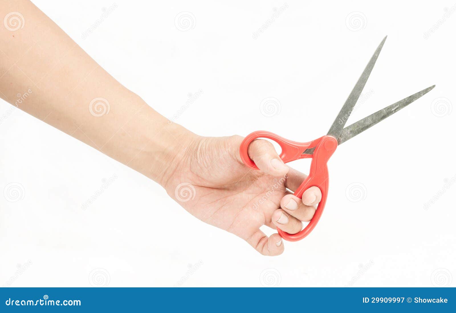 Sewing scissors in hand stock image. Image of craft, cutter - 29909997