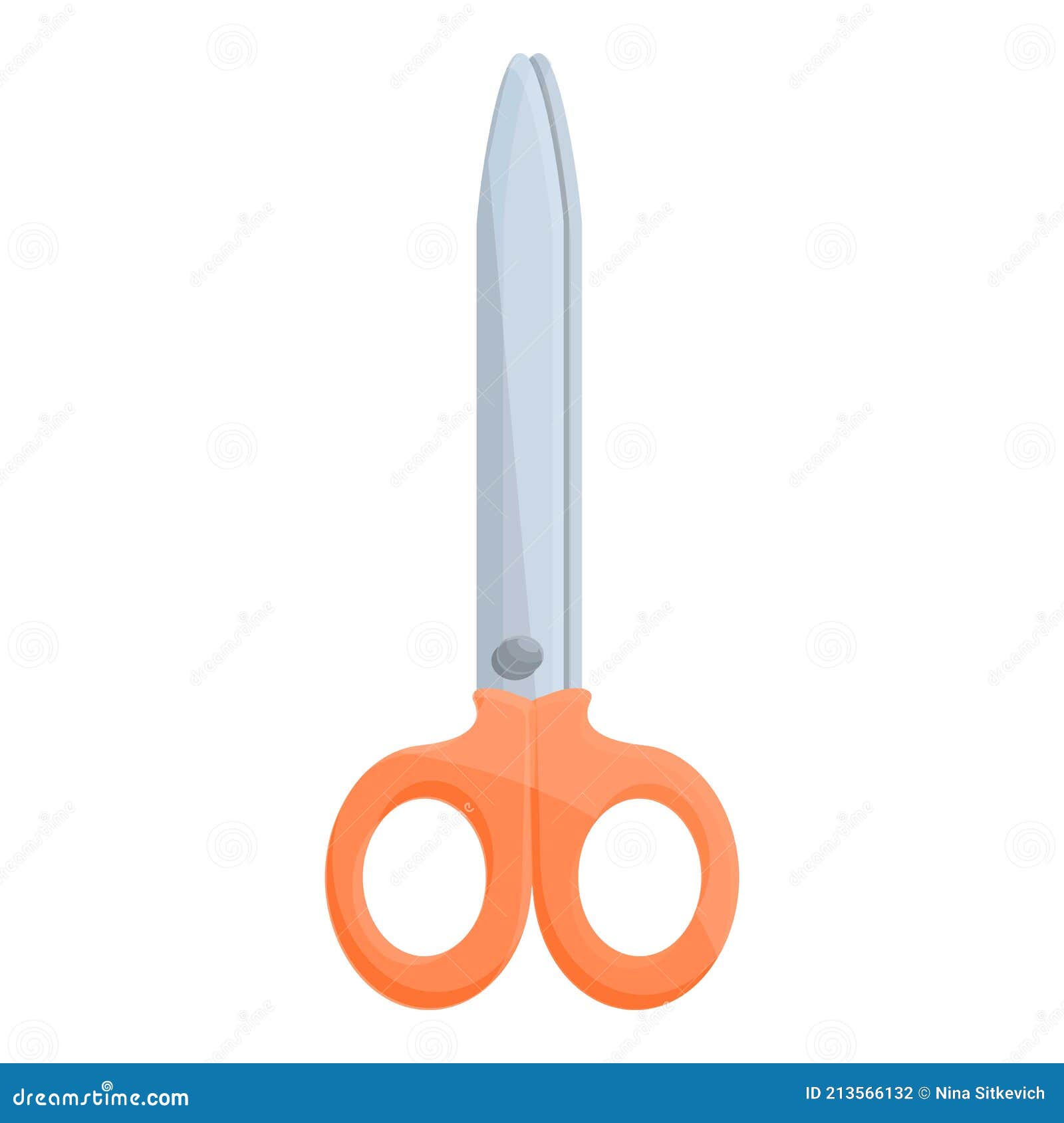 Sewing Scissors Icon, Cartoon Style Stock Vector - Illustration of ...