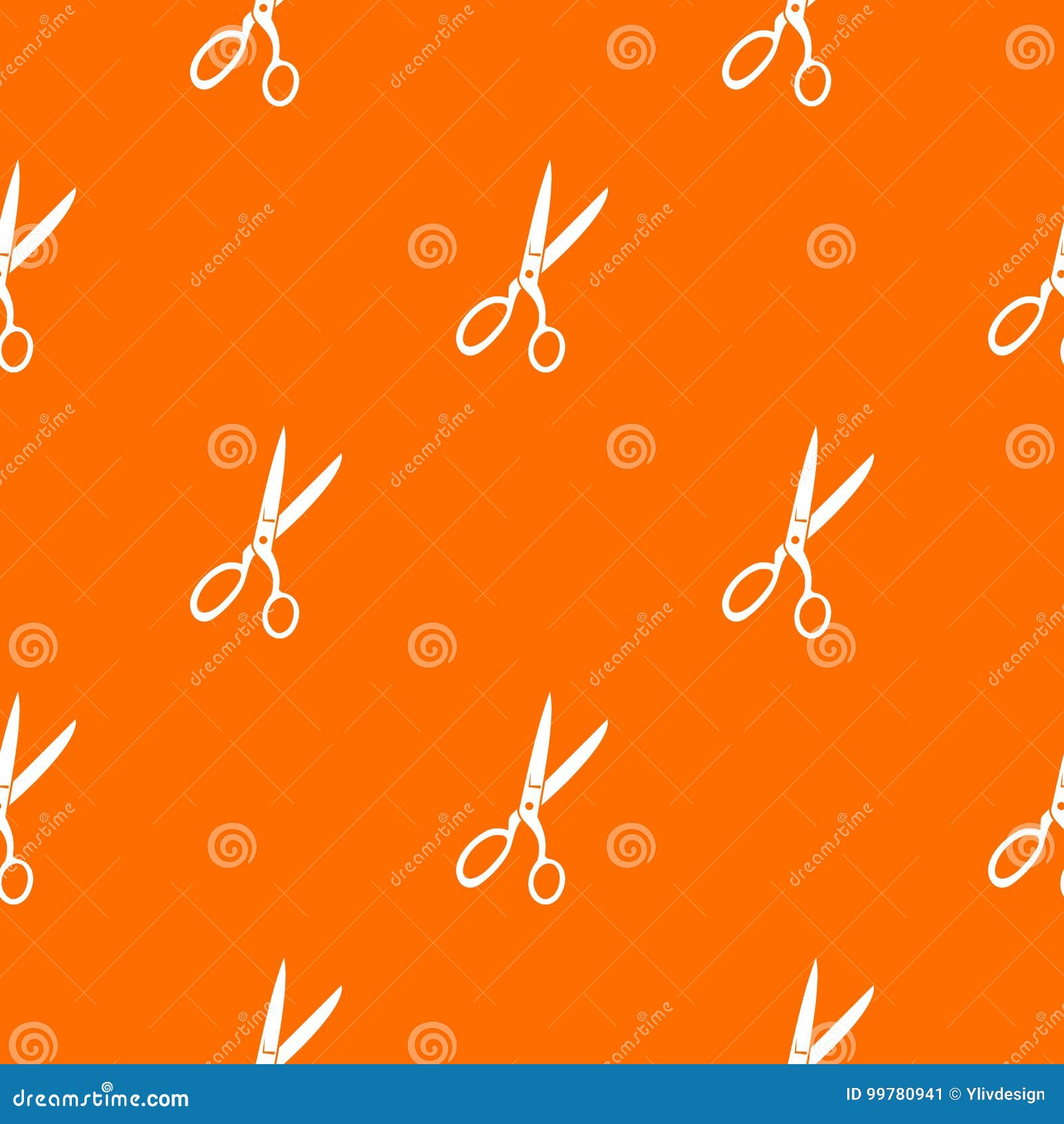 Sewing Scissors Pattern Seamless Stock Vector - Illustration of modern ...