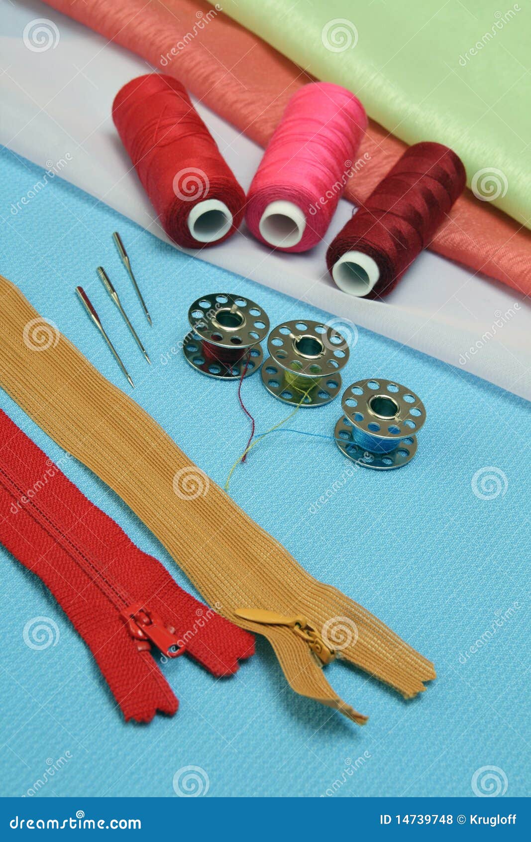 Sewing Supplies and Accessories Stock Photo - Image of accessories ...