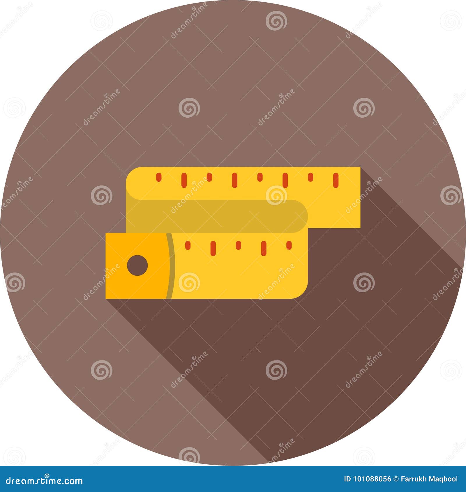 Measuring Tape stock vector. Illustration of inch, scale - 101088056