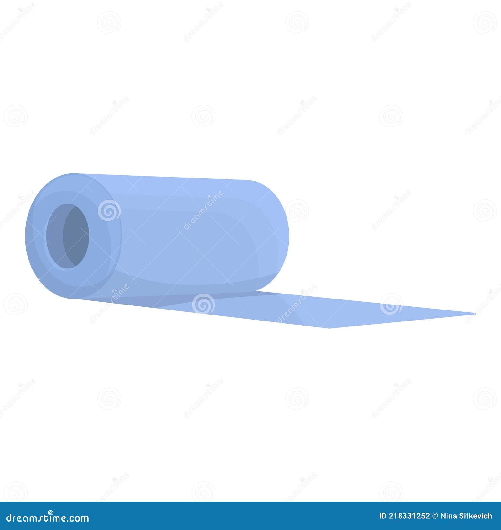 Sewing Textile Roll Icon, Cartoon Style Stock Vector - Illustration of ...