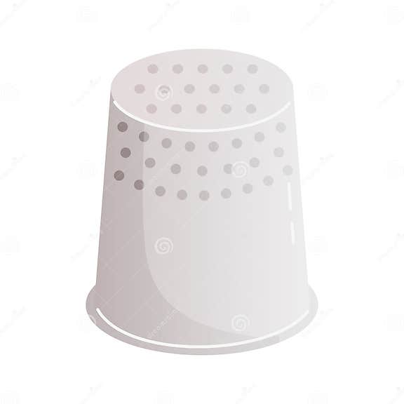 Sewing Thimble. Cartoon Vector Illustration Stock Illustration ...