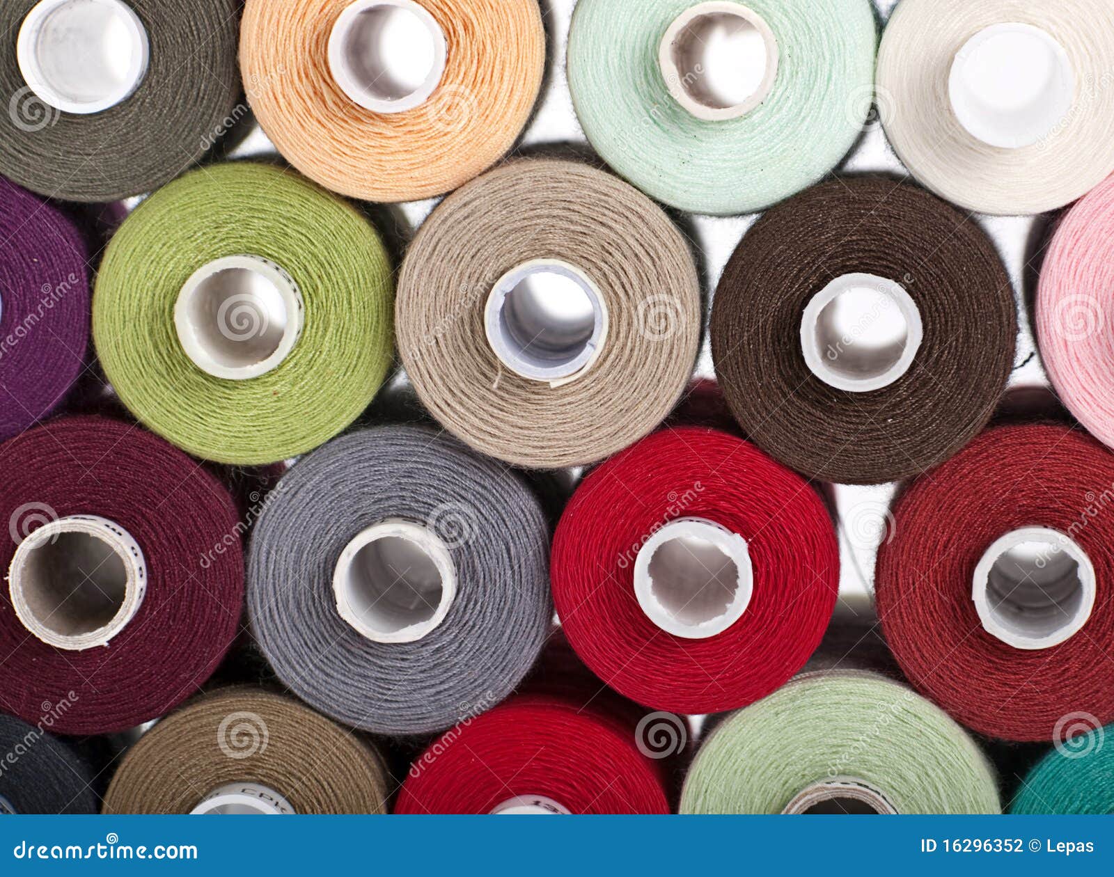 Sewing thread stock photo. Image of view, spool, thread - 16296352
