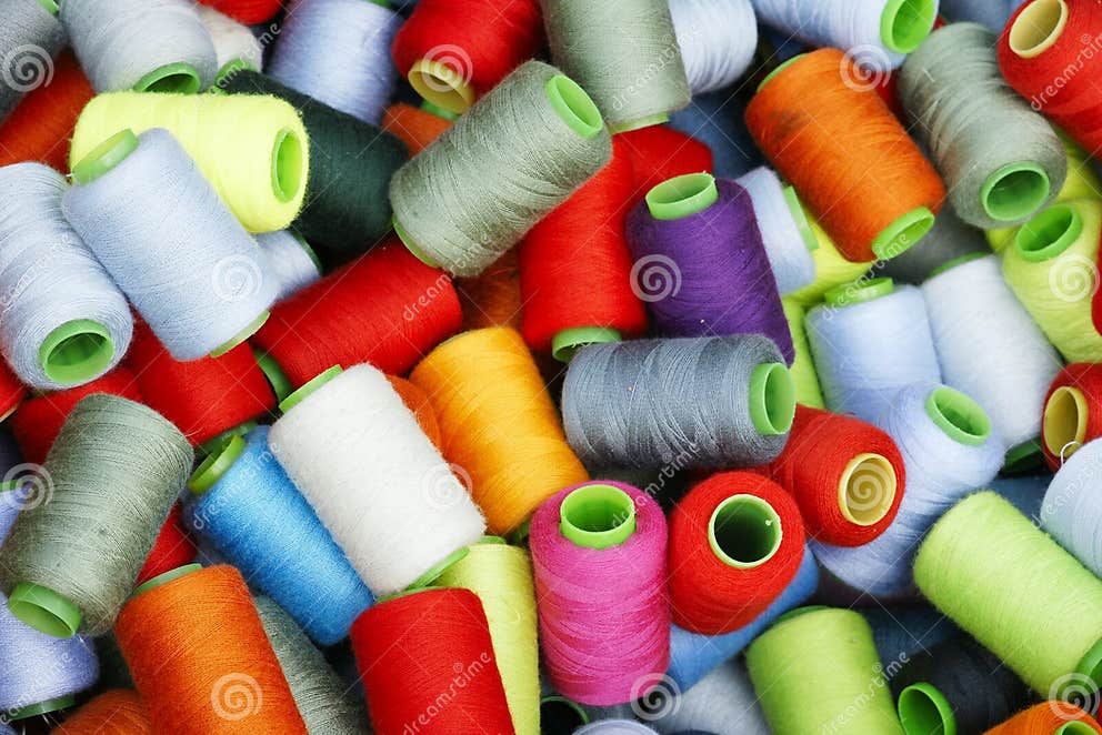 Sewing thread stock image. Image of textures, spool, textile - 20403531