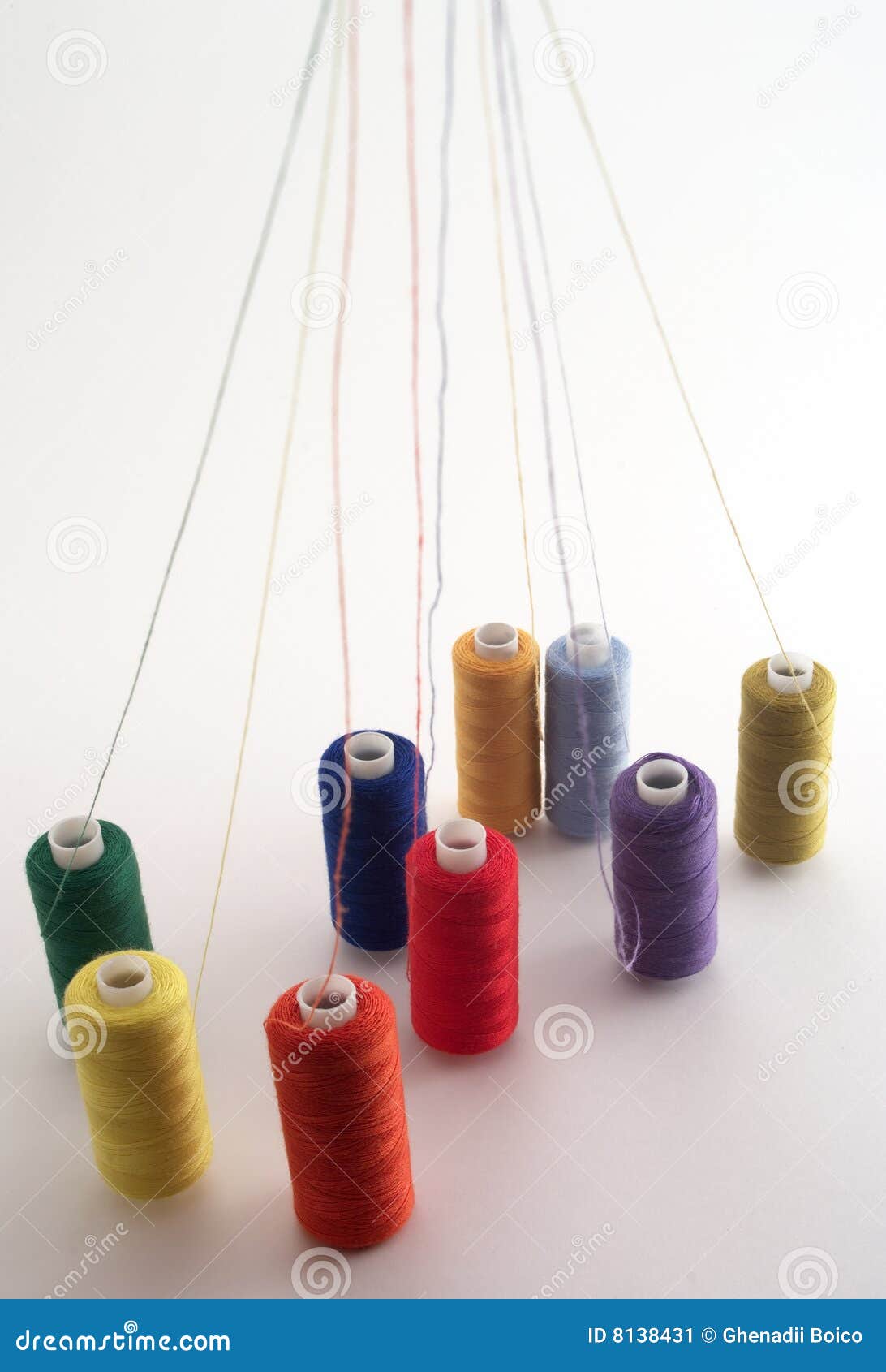 Sewing thread stock image. Image of blend, rayon, spools - 8138431