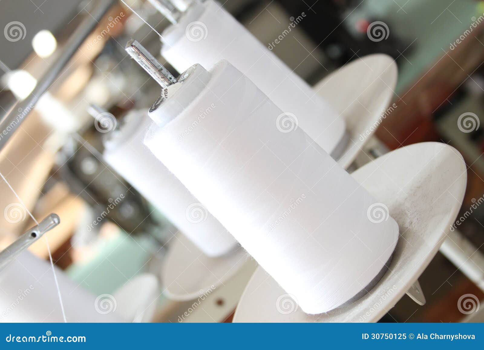 Sewing Thread stock image. Image of nylon, closeup, colored - 30750125