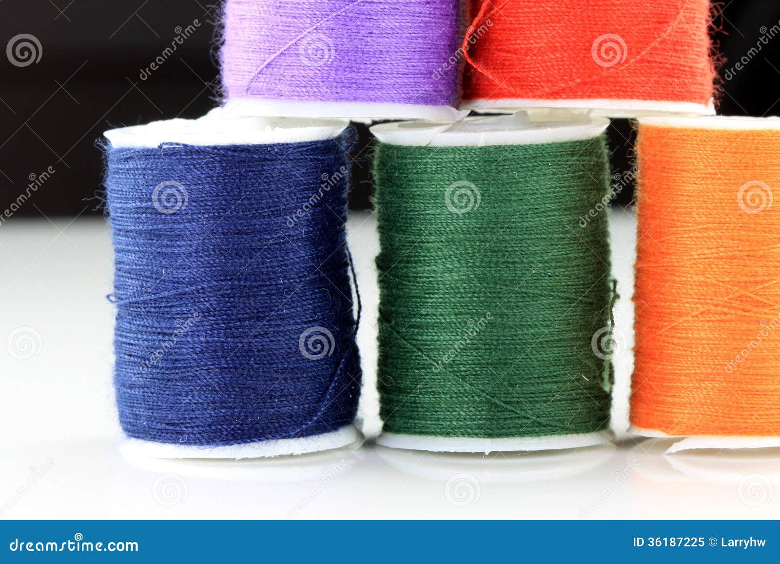 Sewing thread stock image. Image of textile, spool, needlework - 36187225