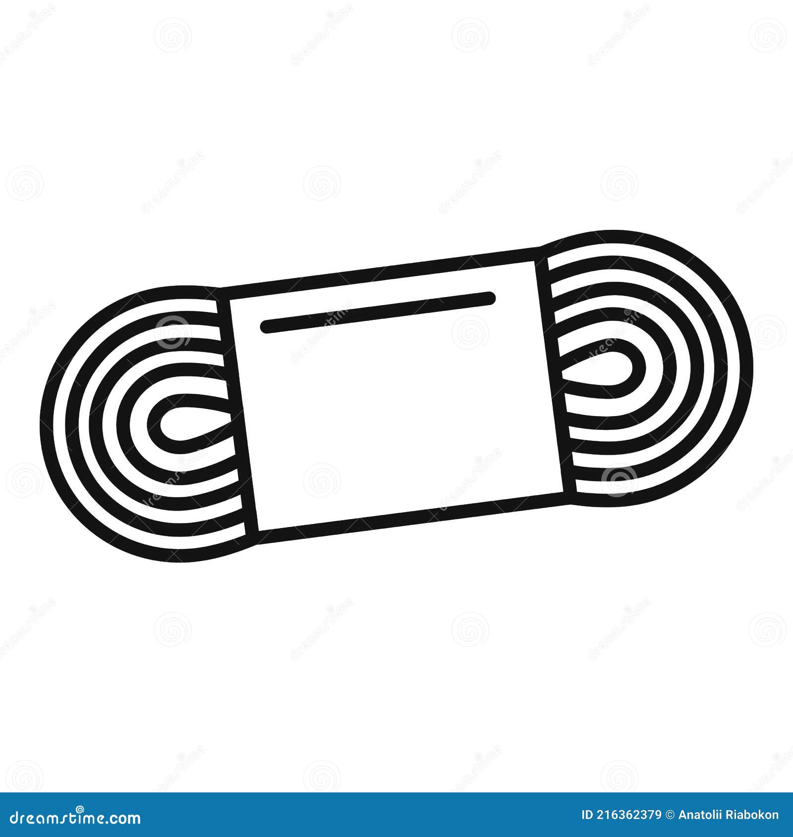 Sewing Thread Icon, Outline Style Stock Vector - Illustration of ...