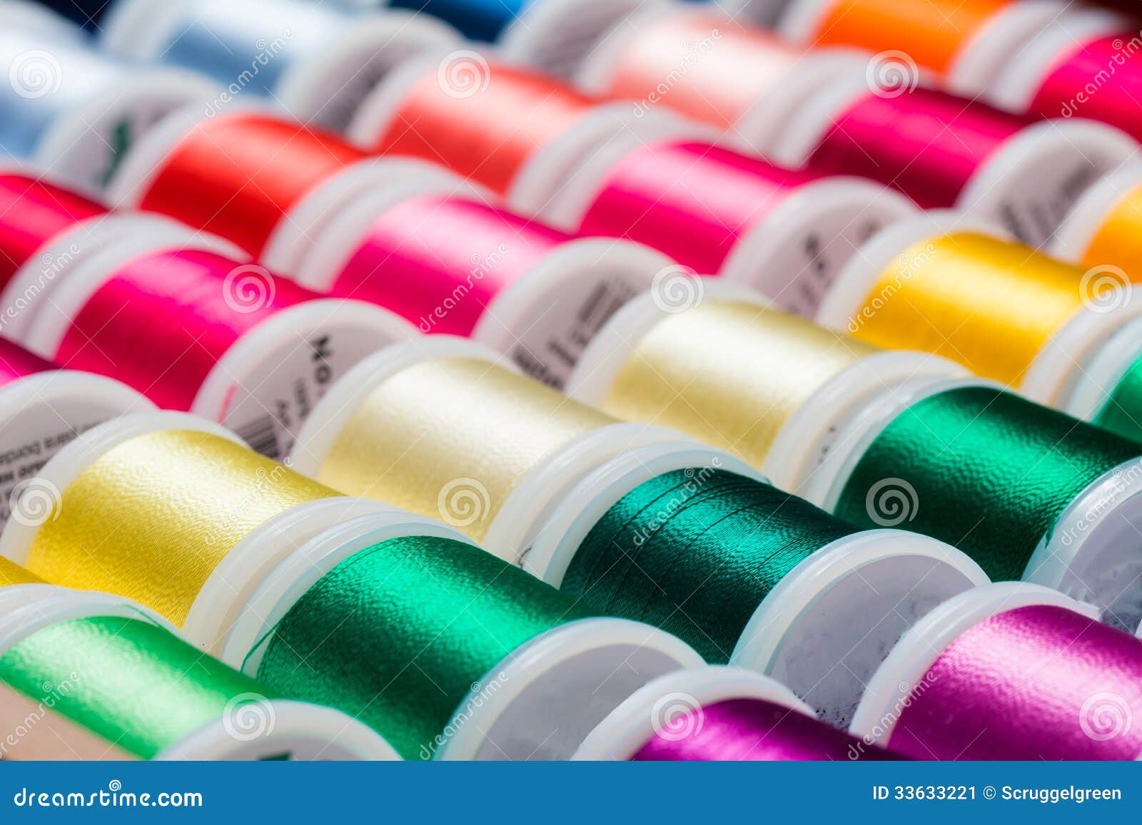 Sewing Thread stock image. Image of equipment, roll, material - 33633221