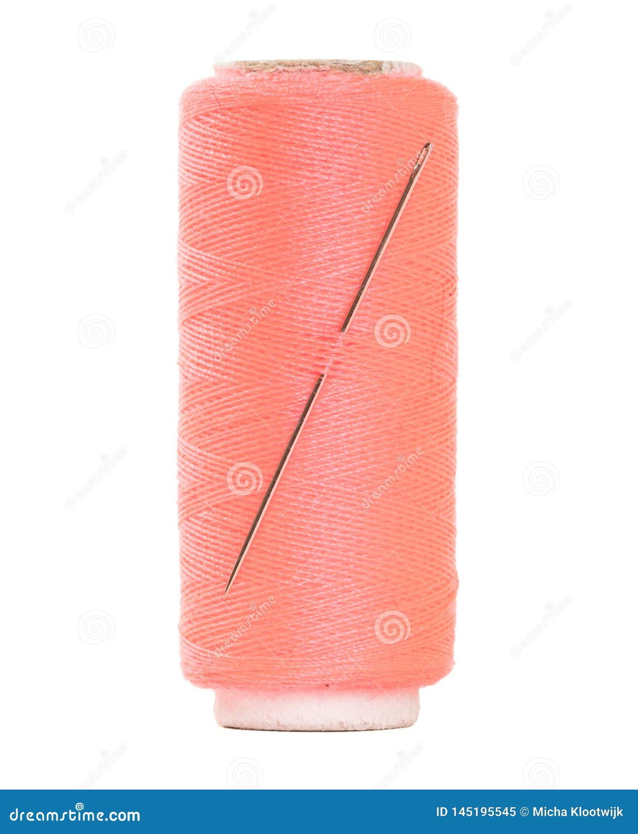 Sewing thread with needle stock image. Image of background - 145195545