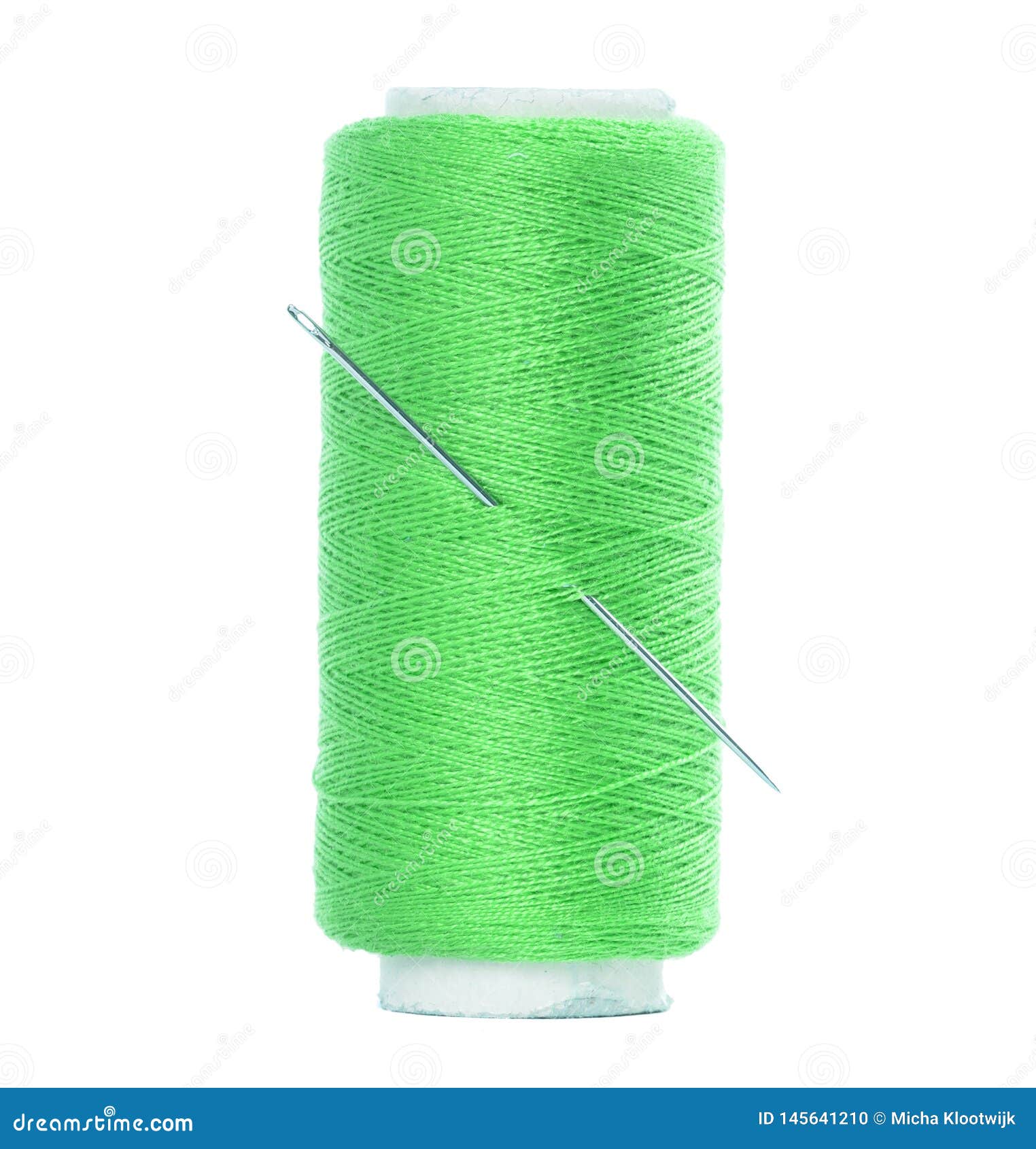 Sewing thread with needle stock photo. Image of fabric - 145641210