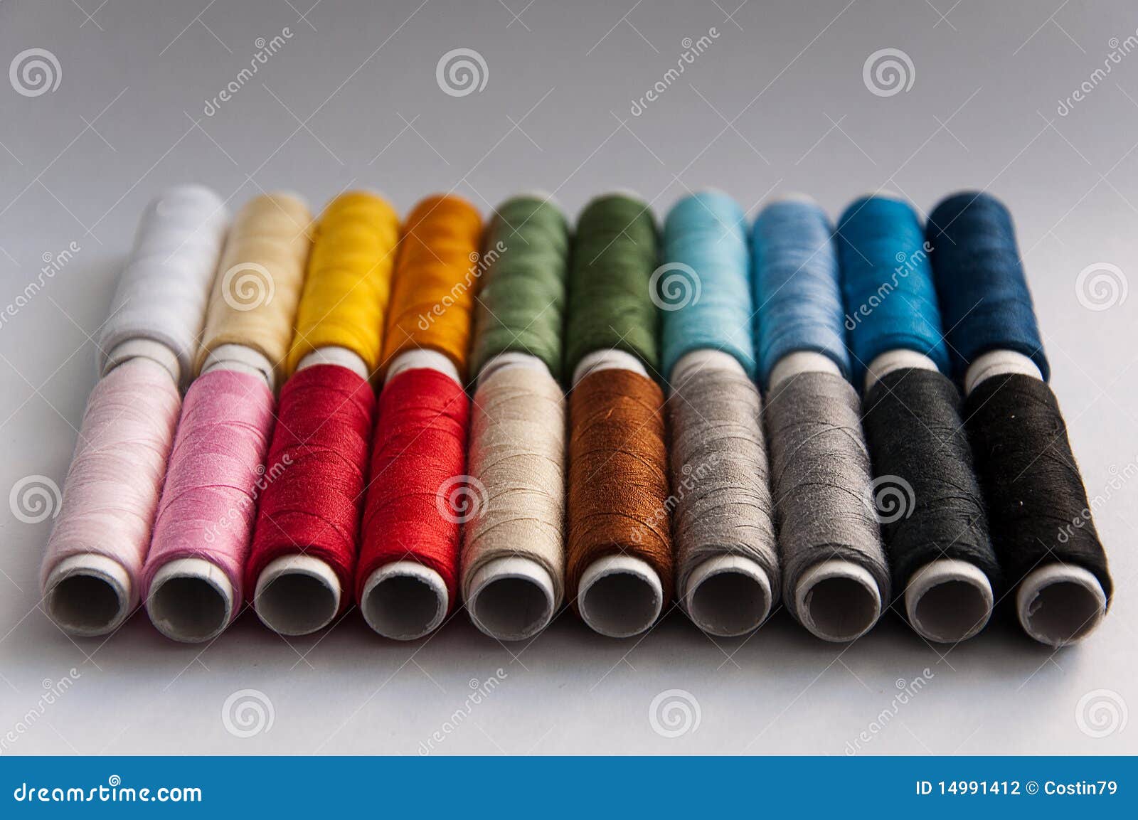 Sewing Thread Pattern stock photo. Image of color, colorful - 14991412