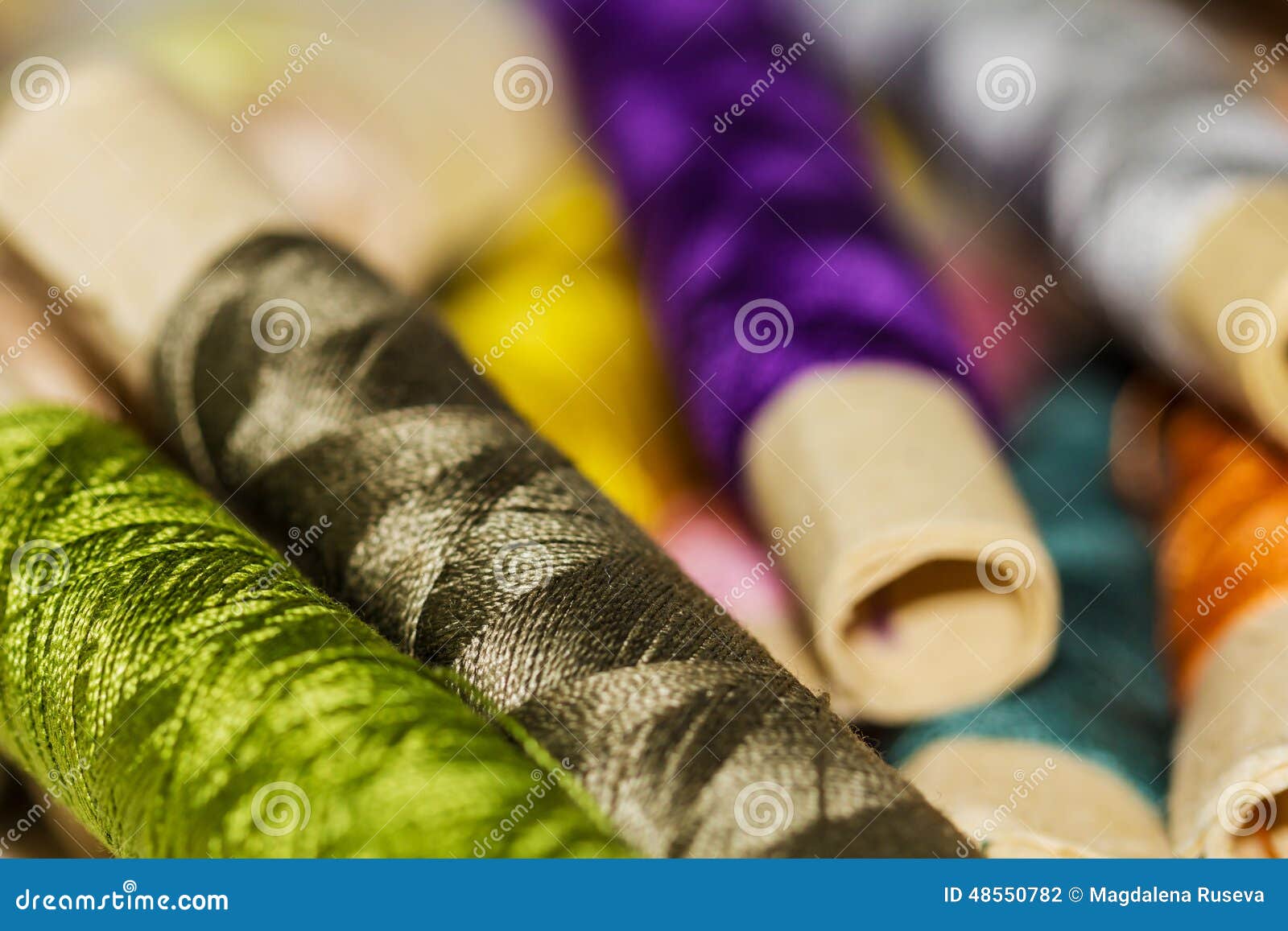 Sewing Thread Pattern stock photo. Image of color, macro - 48550782