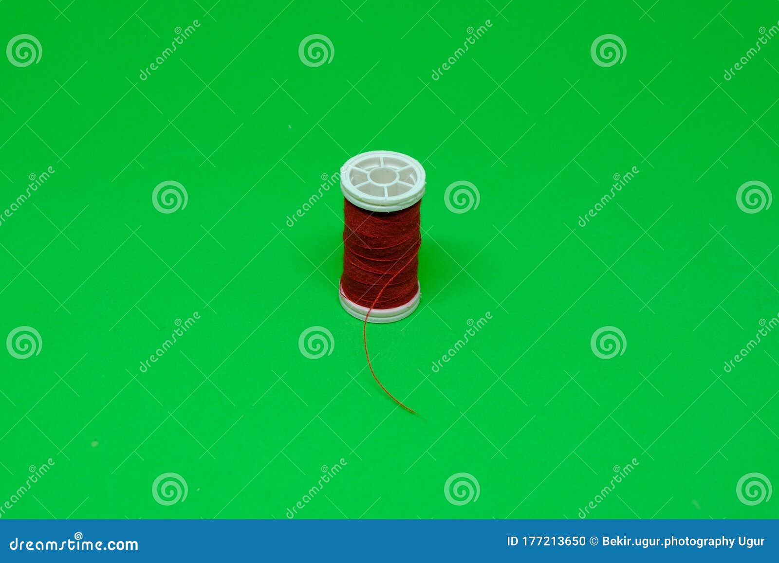 Sewing thread red clothes stock photo. Image of sewing - 177213650