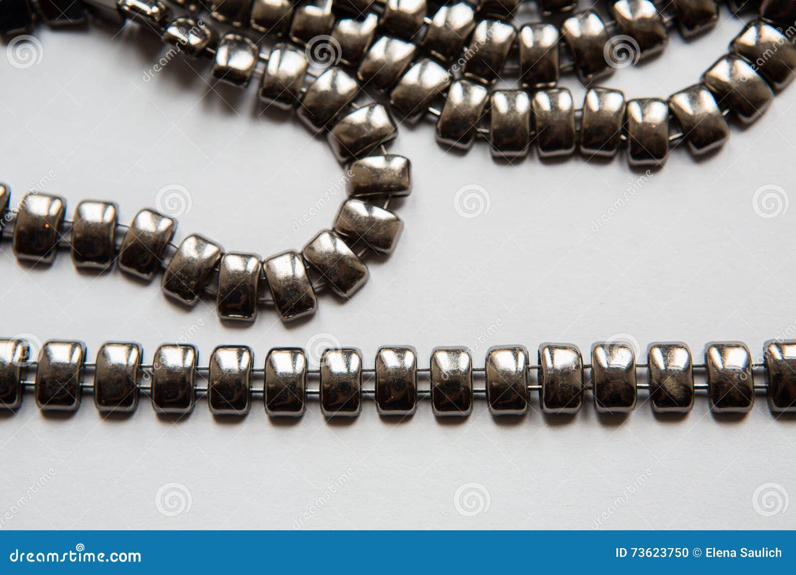 Sewing Thread with Silver Stones Stock Photo - Image of weave, stones ...