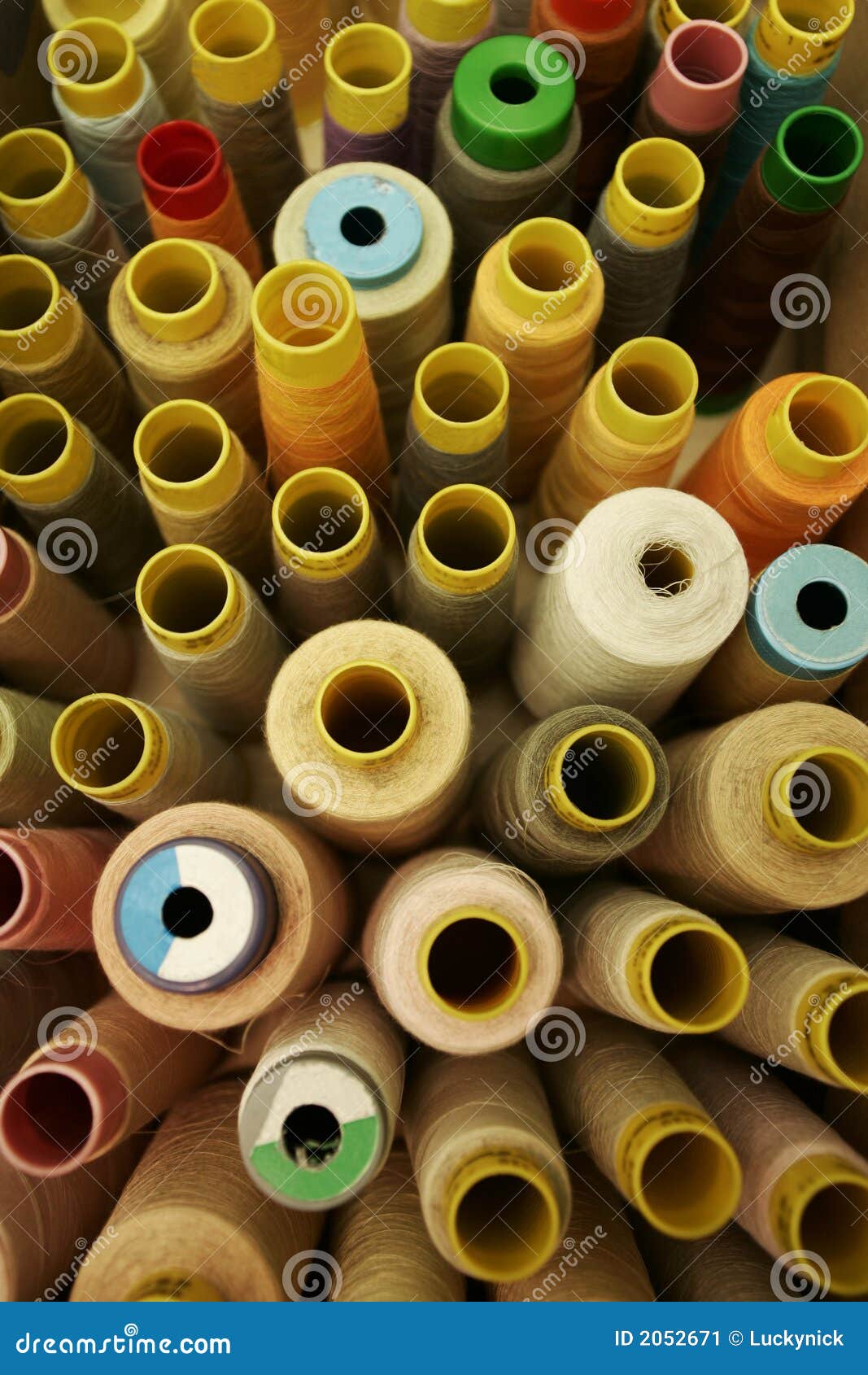 Sewing Thread Spools stock image. Image of crafts, background - 2052671