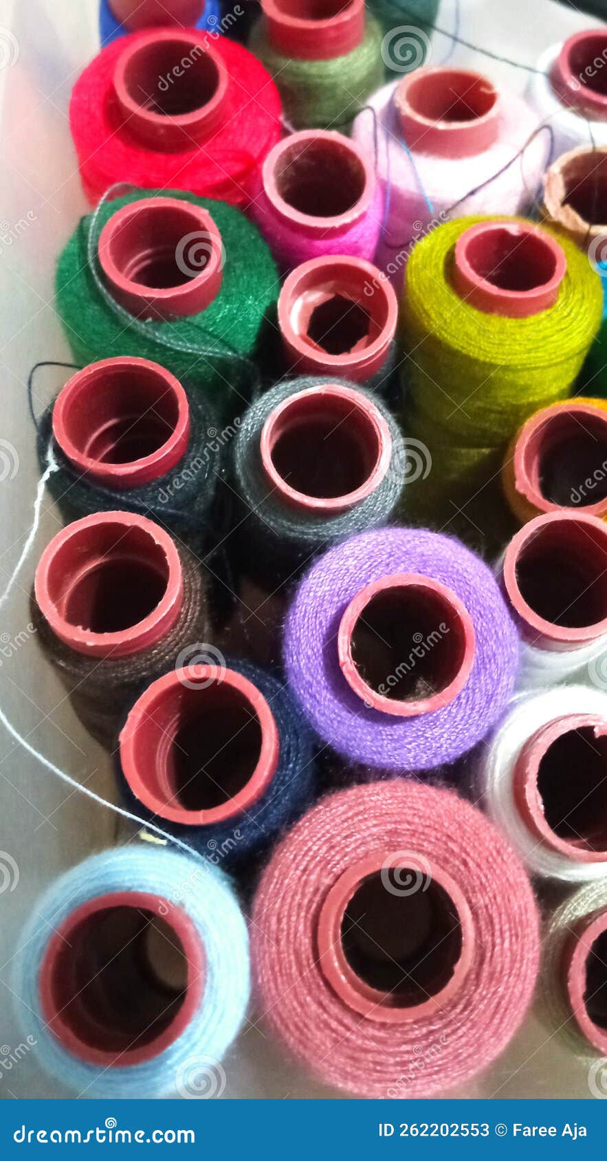 Sewing tools stock image. Image of tool, sewing, thread - 262202553