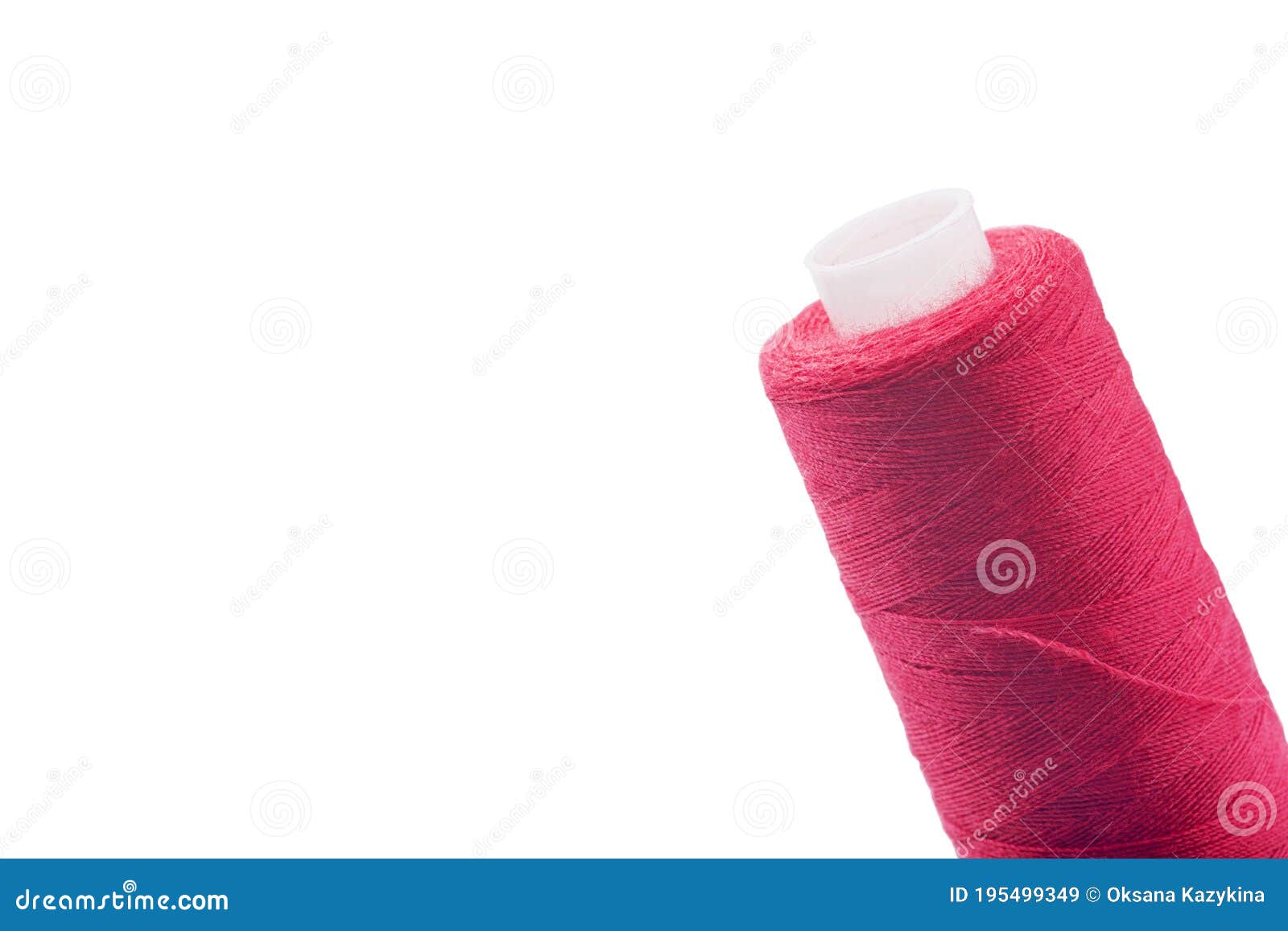 Sewing Thread on a White Background Designers Stock Image - Image of ...