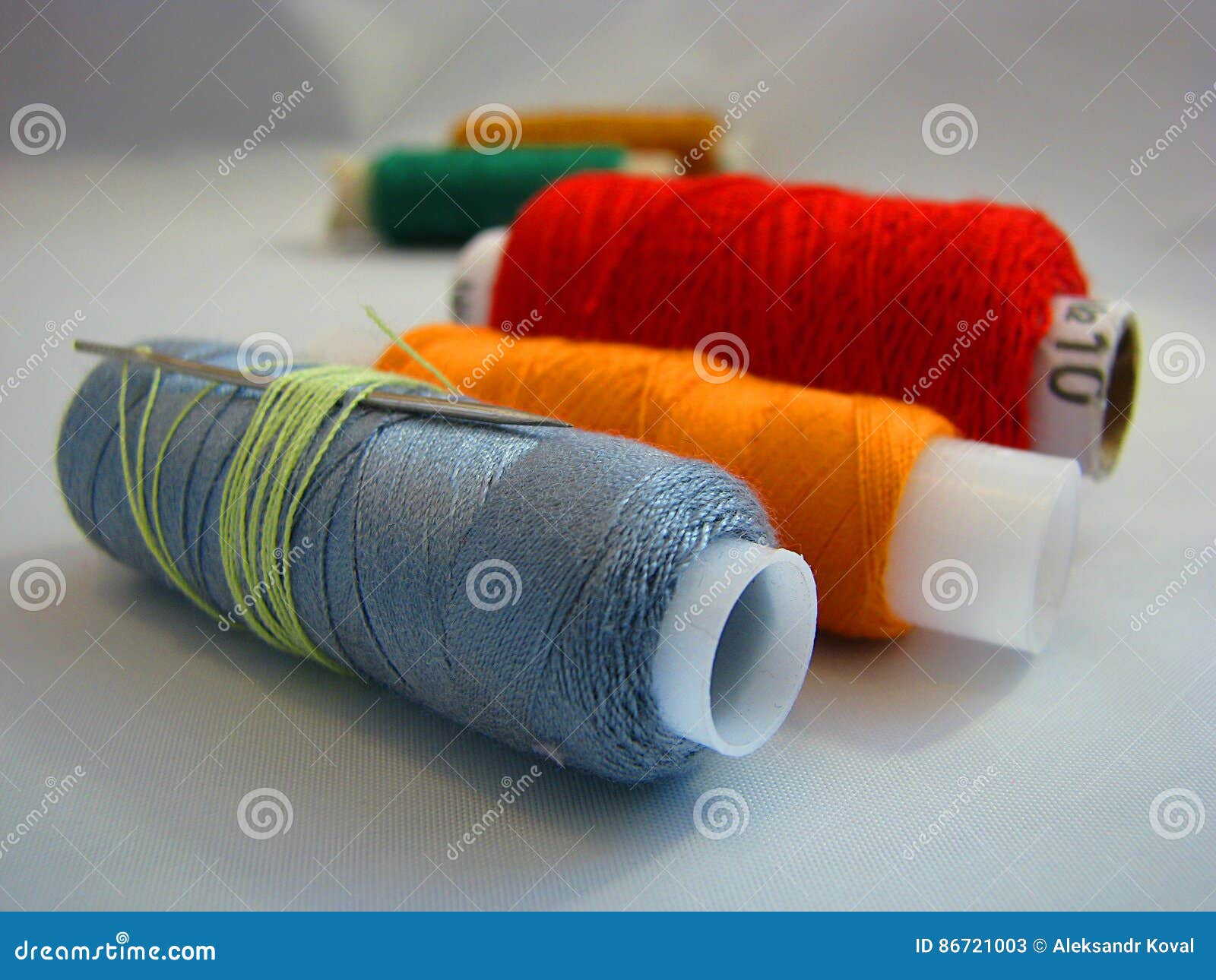 Sewing thread stock image. Image of needlework, coil - 86721003